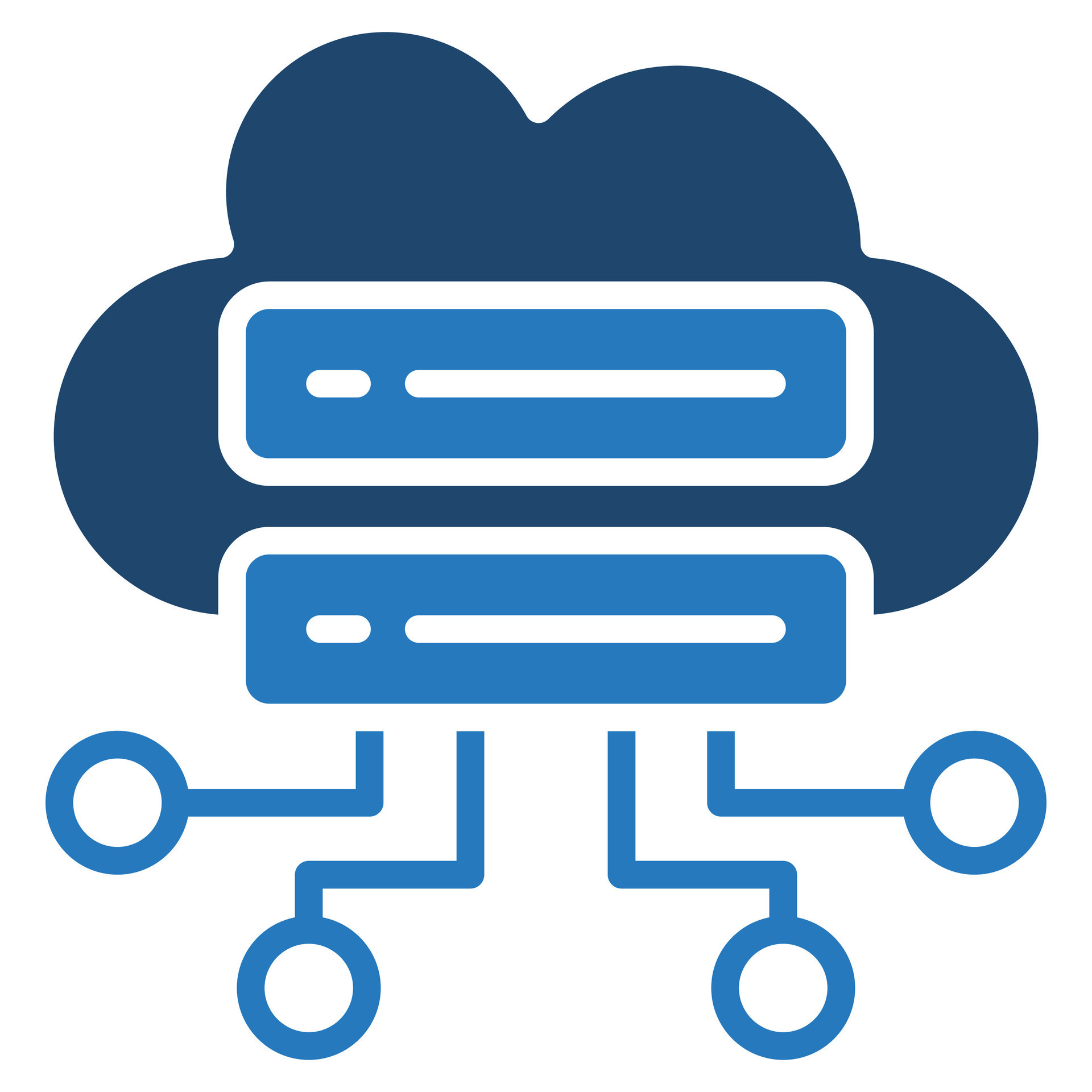 Cloud Integration Icon Line Vector Illustration 35193538 Vector Art At Vecteezy