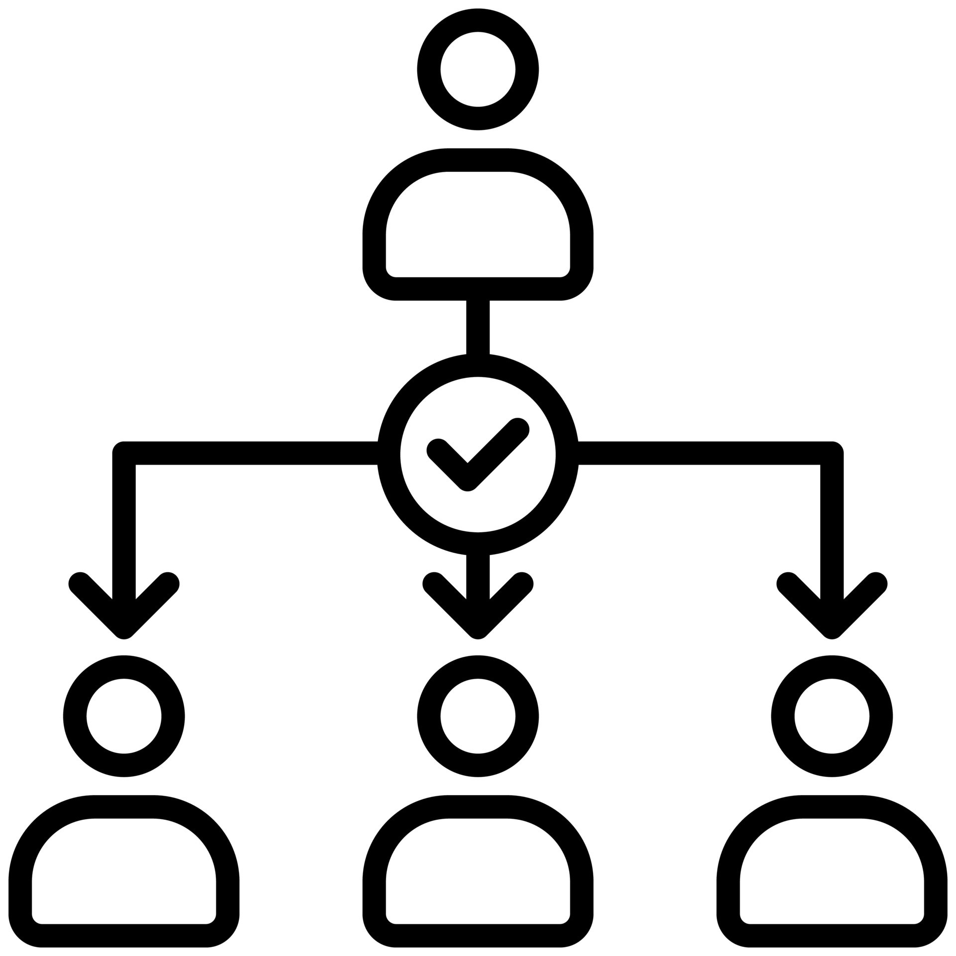 Task Delegation Icon Line Vector Illustration 35193670 Vector Art At