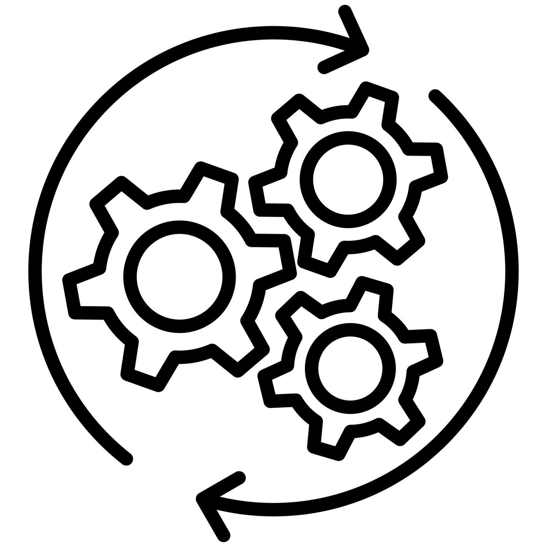 Synergy icon line vector illustration 35193704 Vector Art at Vecteezy