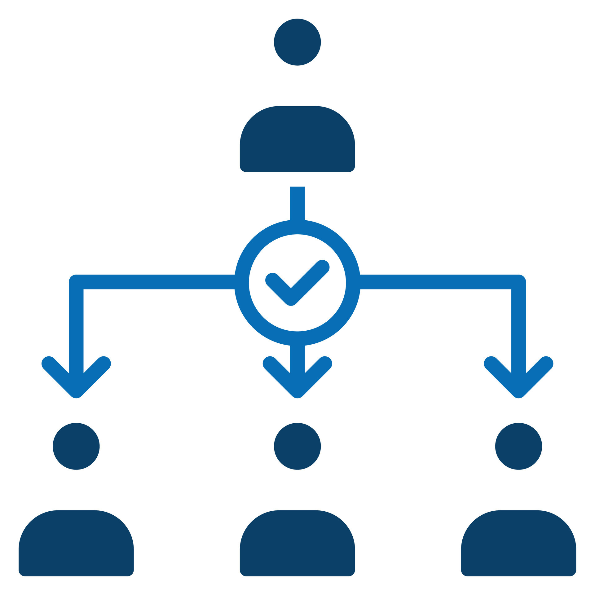 Task Delegation Icon Line Vector Illustration 35193710 Vector Art At