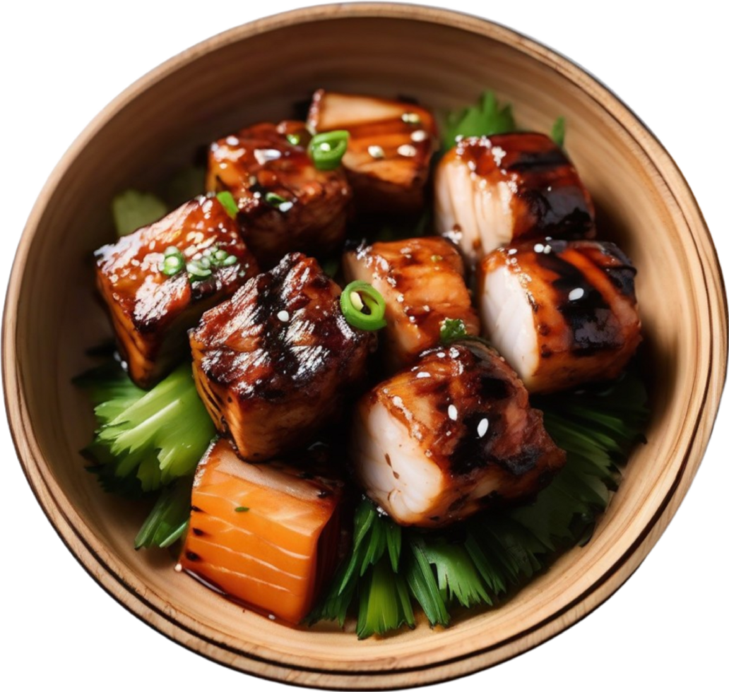 Ai Generated Close Up Photo Of Yakitori Food Ai Generated 35194045 Png