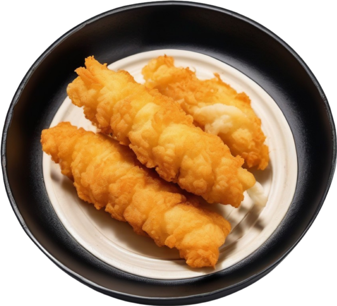AI generated Close-up photo of Tempura food. Ai-generated. 35194069 PNG