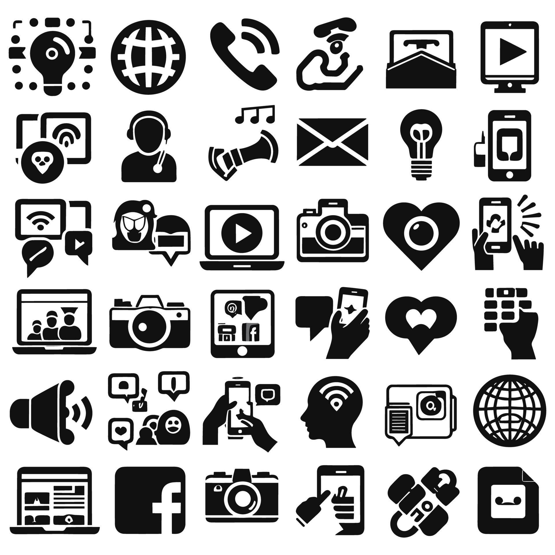 Social Media Icons Png File 35196207 Png