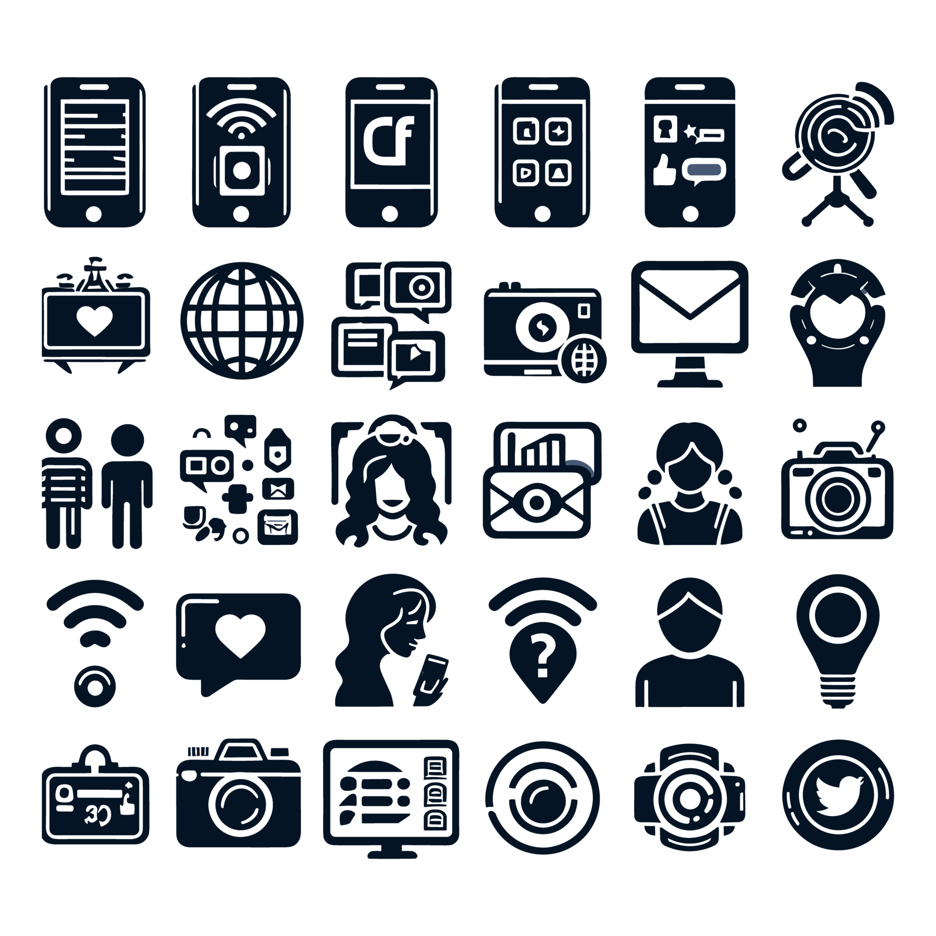 Social media icons PNG file 35196295 PNG Social media icons PNG file 35196295 PNG