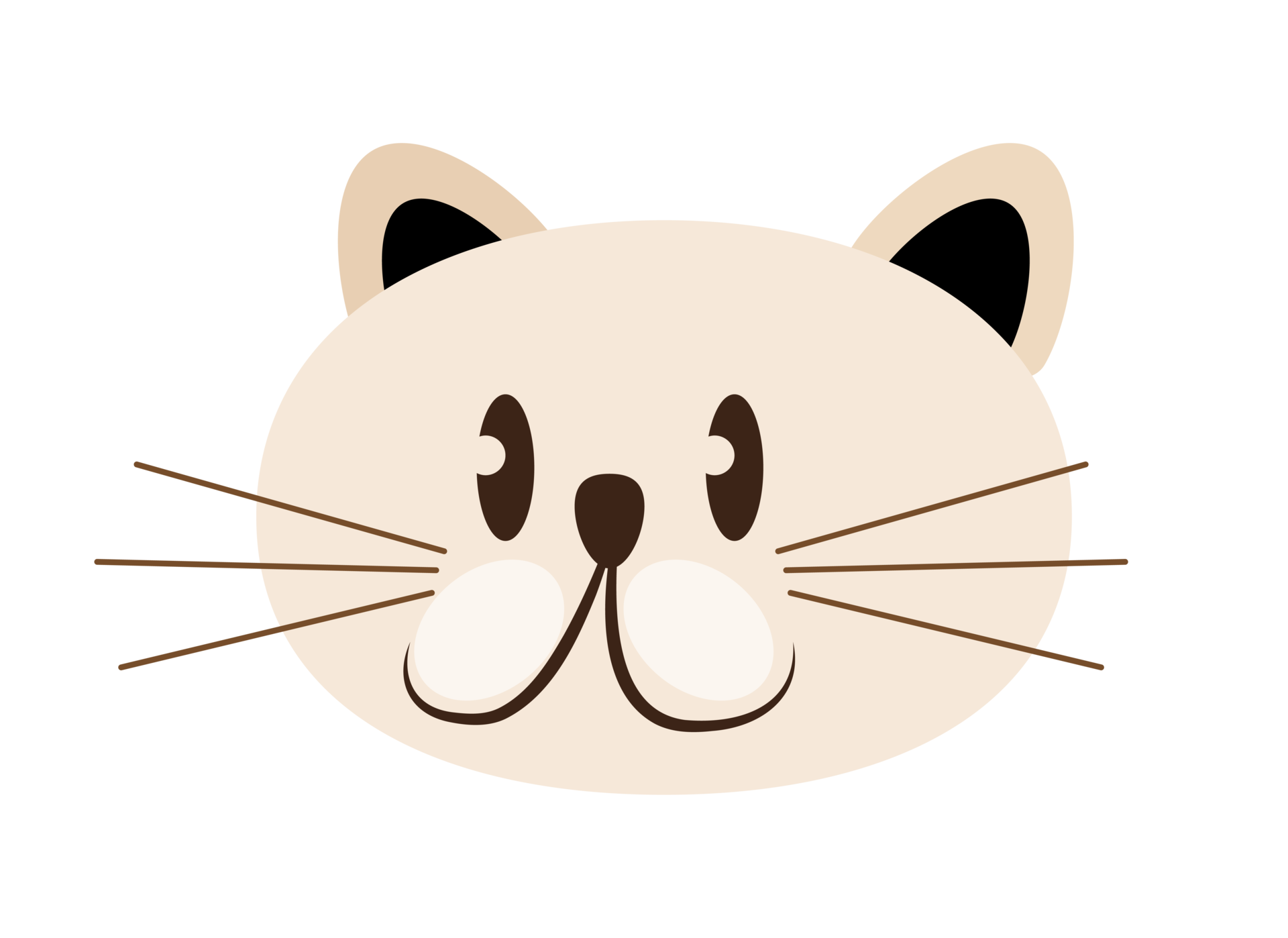 Cute Cat Cartoon Character 35198249 Png