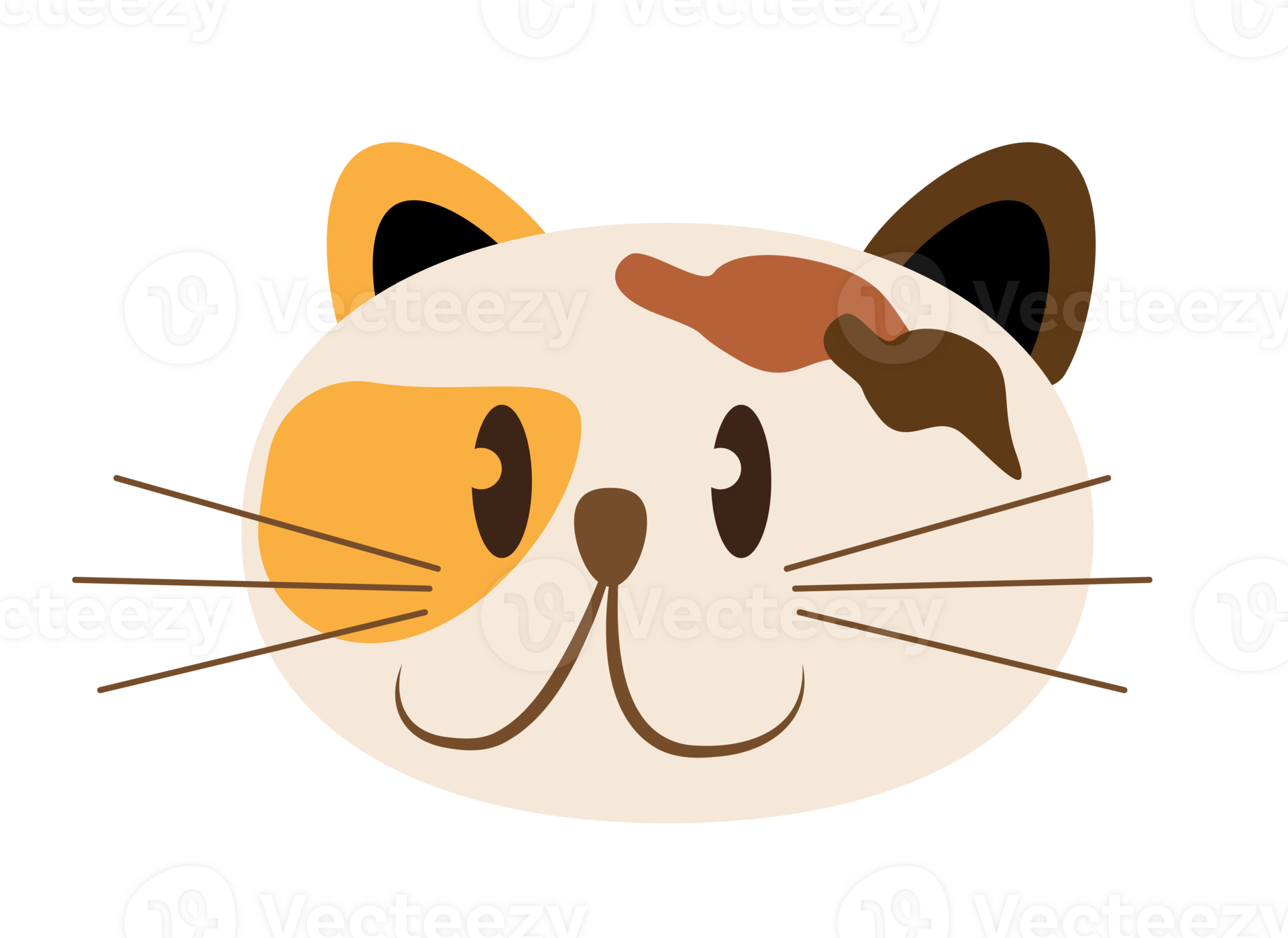 Cute Cat Cartoon Character 35198257 Png