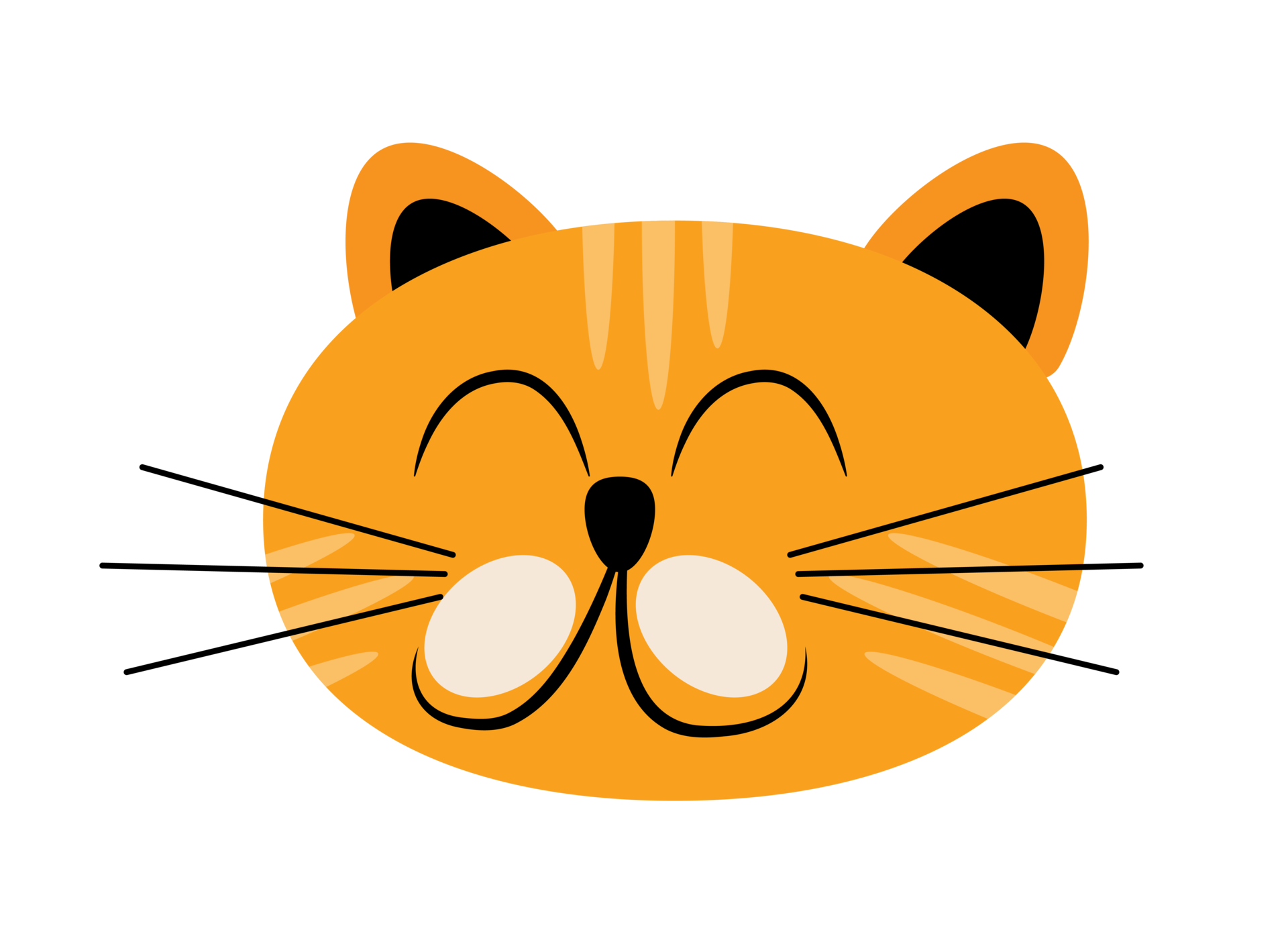 Cute Cat Cartoon Character 35198264 Png