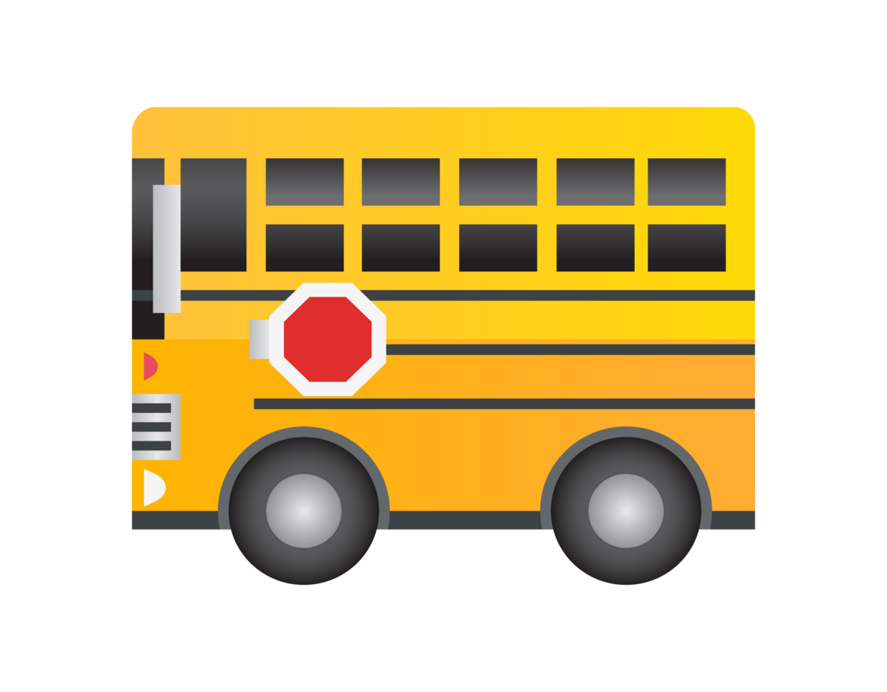 Isolated Vector Side Of Yellow School Bus Vehicle Car Icon 35198451 Png