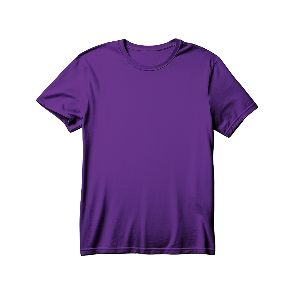 AI generated Purple tshirt isolated on transparent backgrou 35200491 PNG