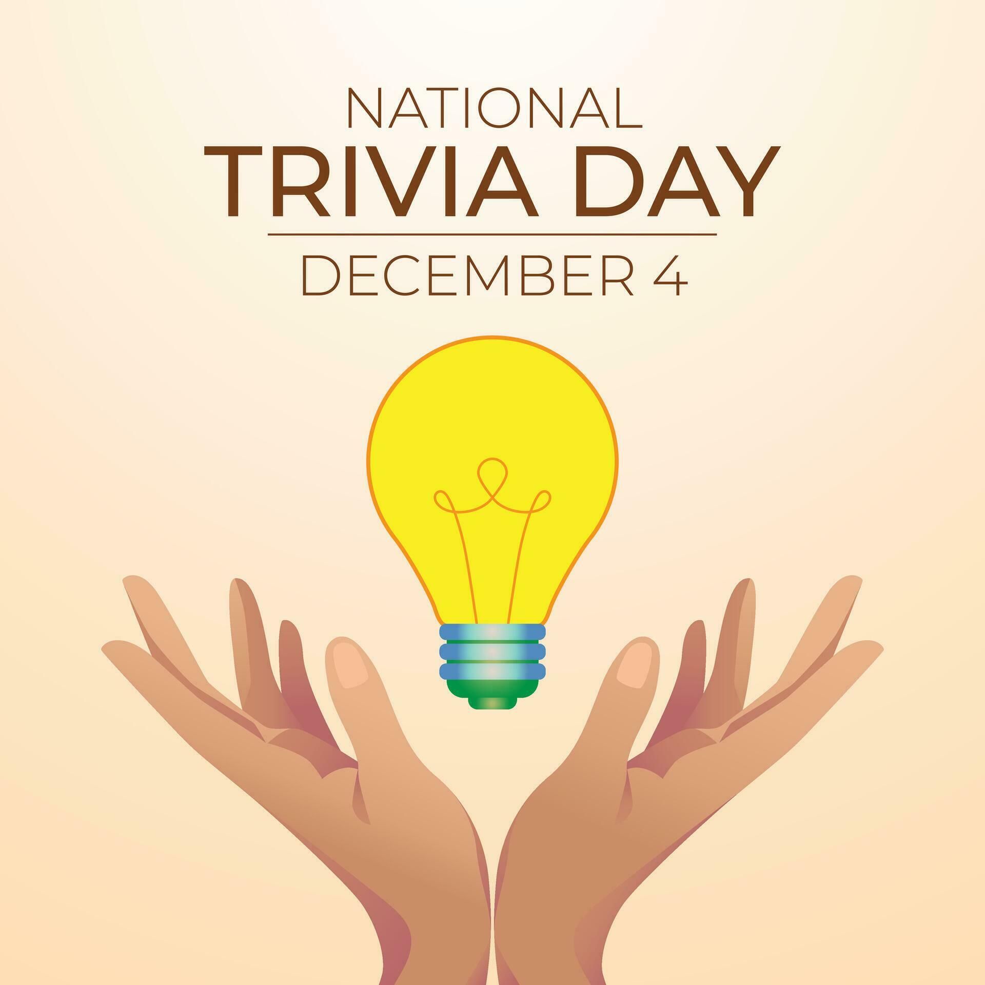 Trivia Triumph. Vector Design Template to Mark National Trivia Day Festivities. 35202467 Vector ...