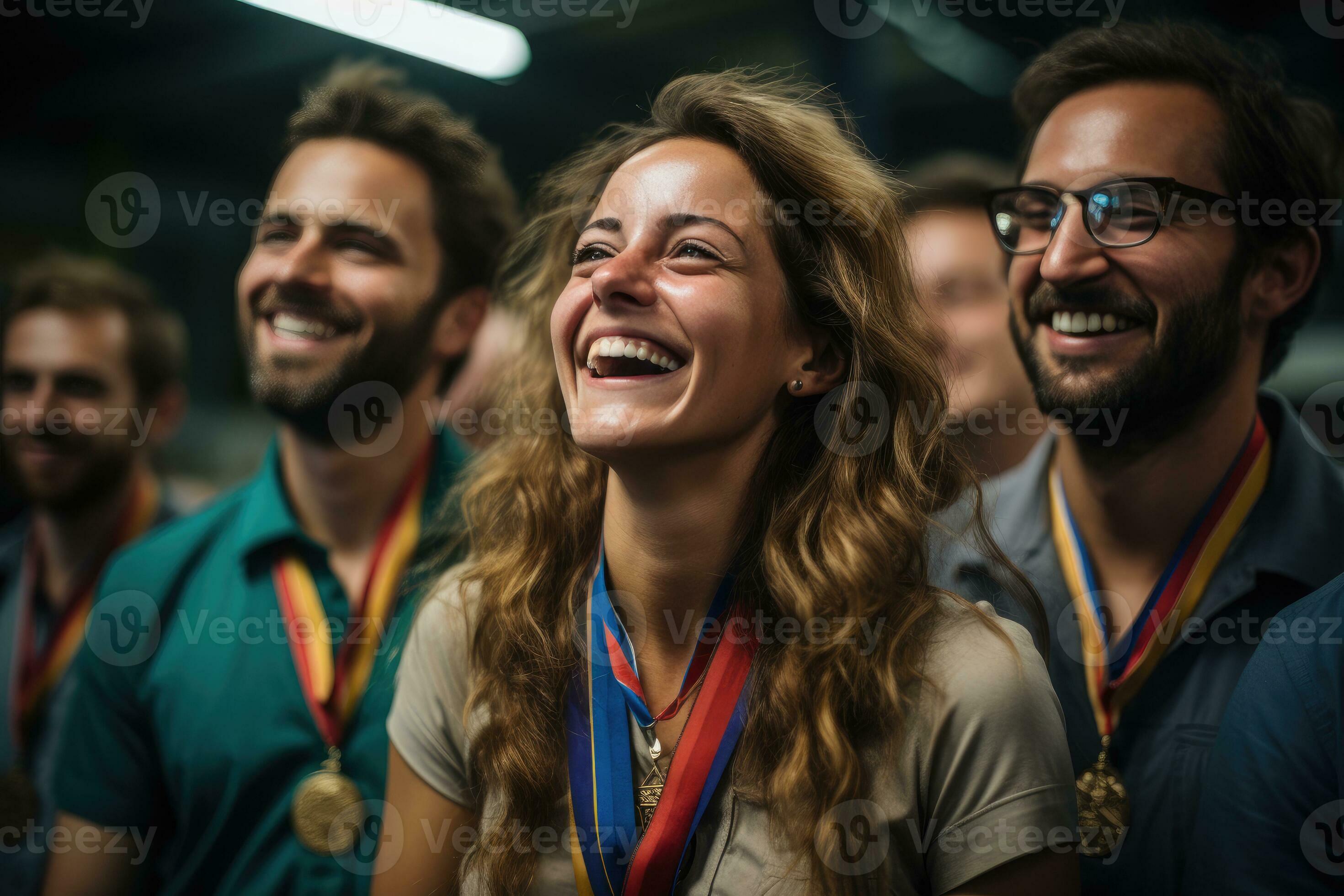 Ai Generated Dedicated Employee Award Shines In A Thoughtfully Decorated Workspace Recognition