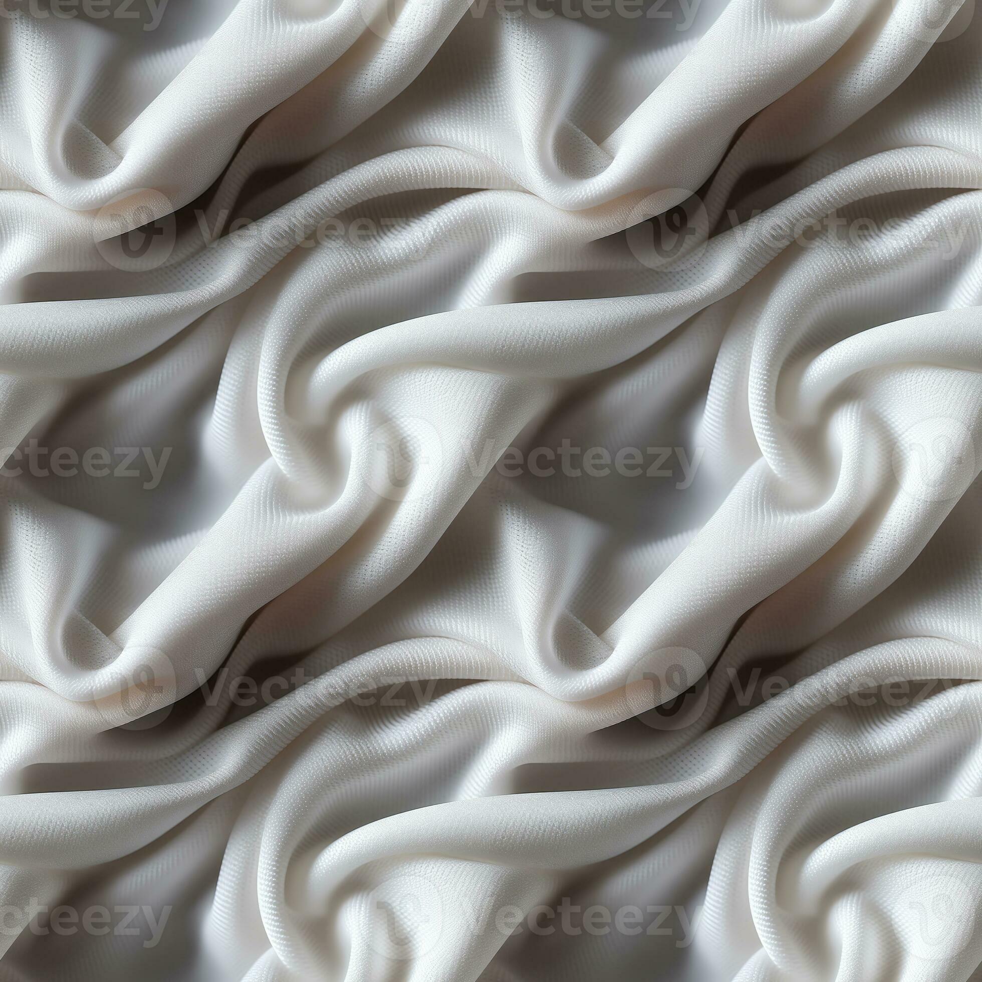 AI generated seamless texture of white fabric with folds 35212537 Stock ...