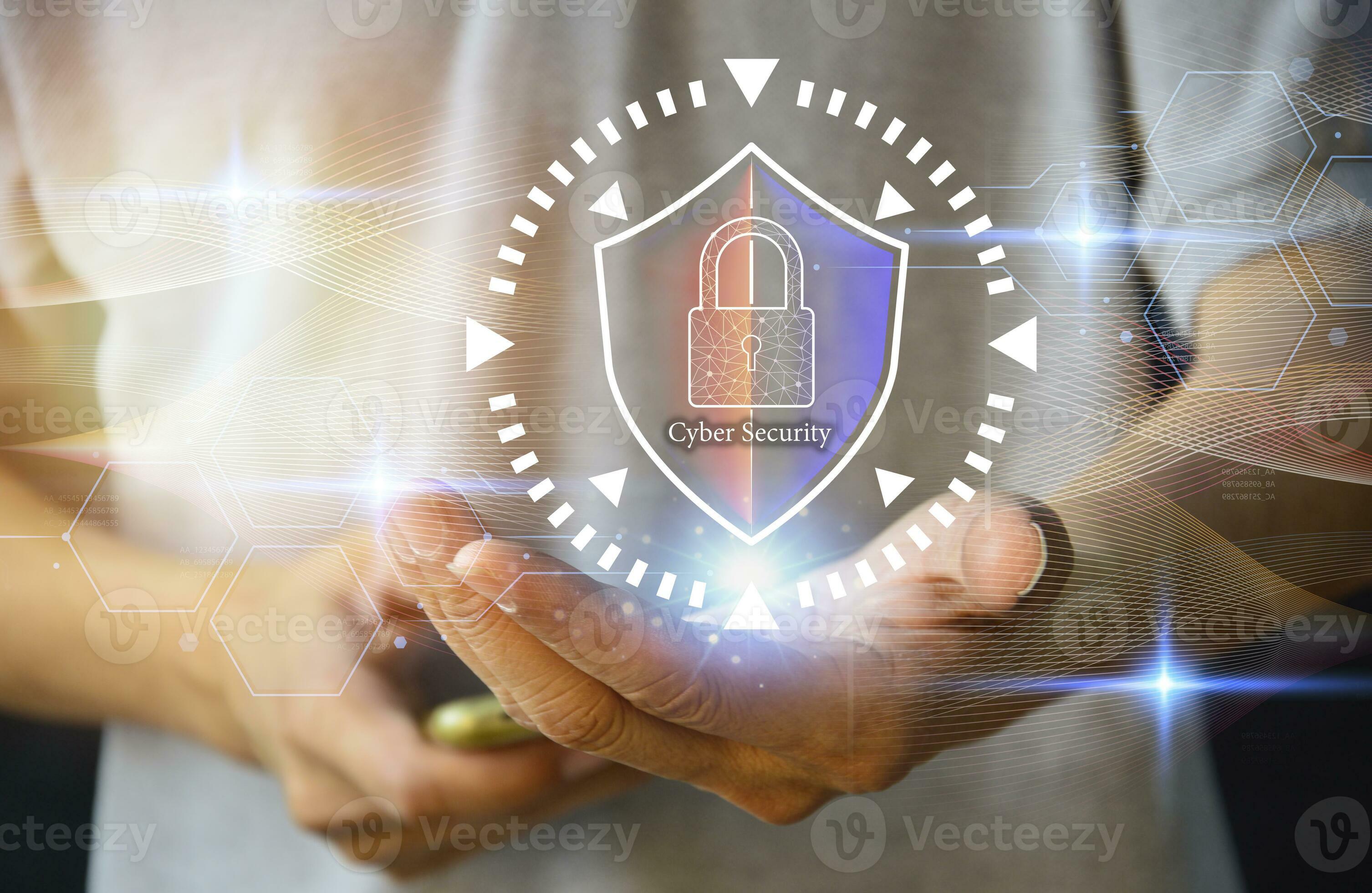 cybersecurity concept, user privacy security and encryption, secure internet access Future ...