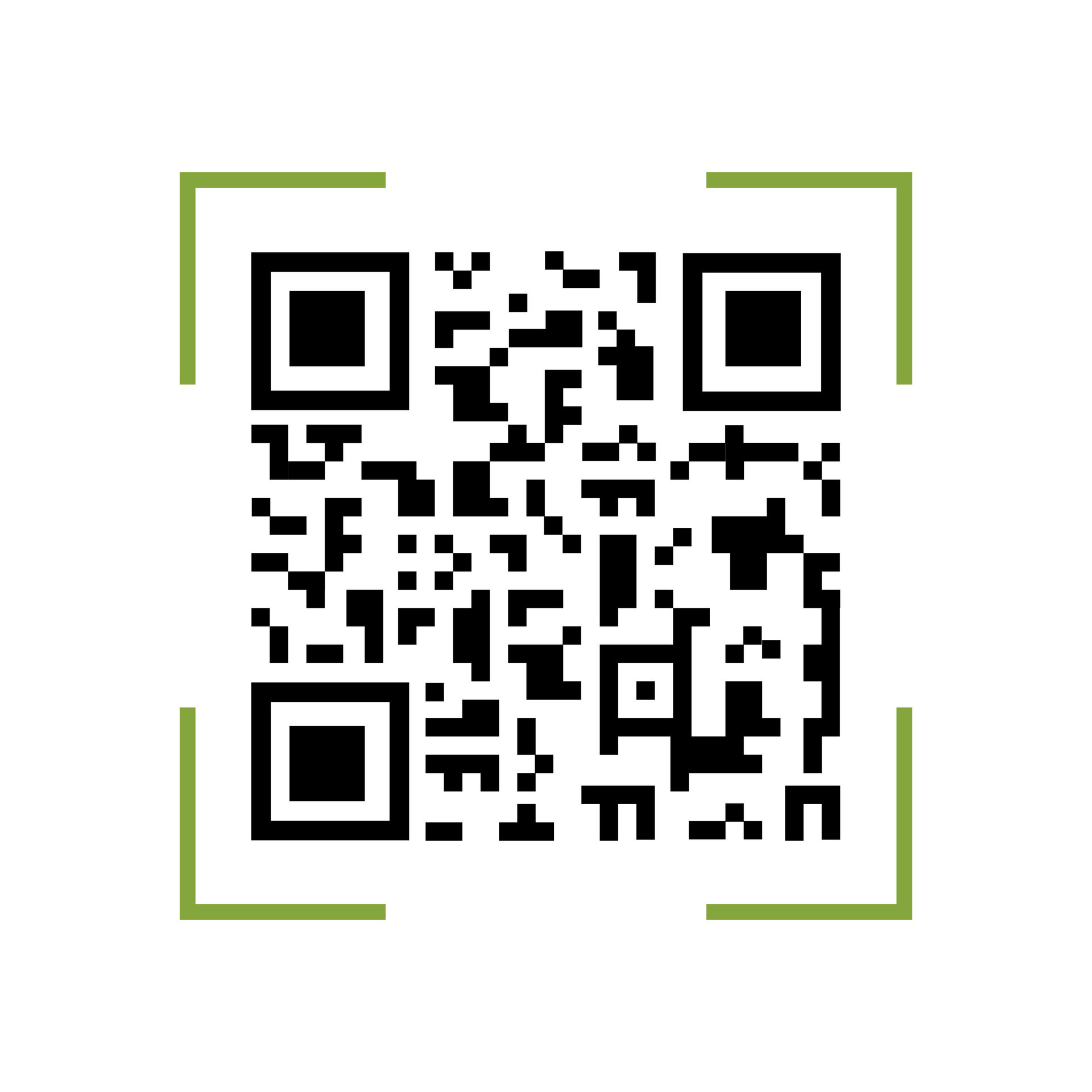 Qr-code in green frame. Simple vector element of identification 35216611 Vector Art at Vecteezy