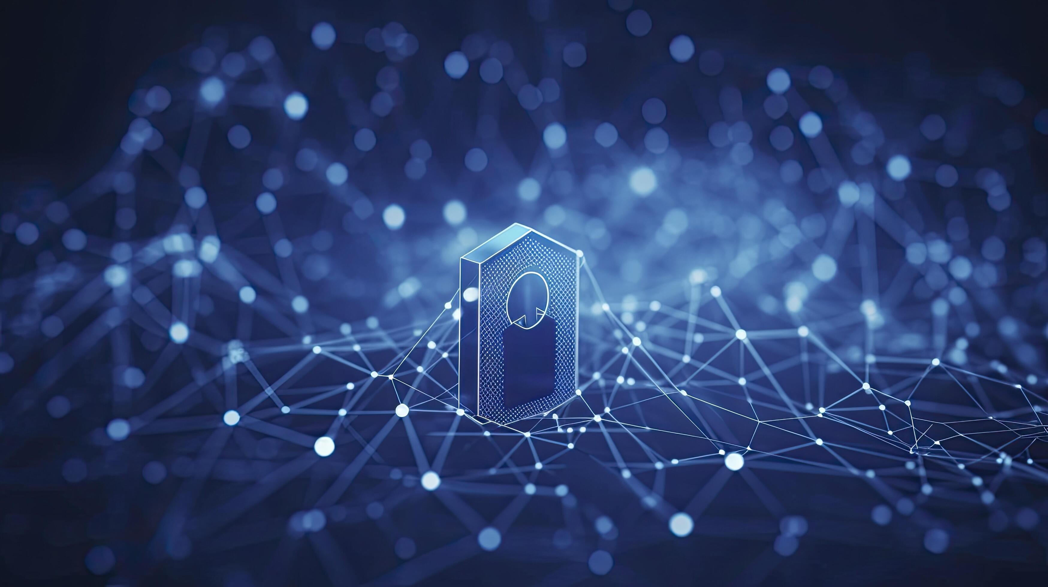 Ai Generated Abstract Concepts Of Cybersecurity Technology And Digital Data Protection Ai