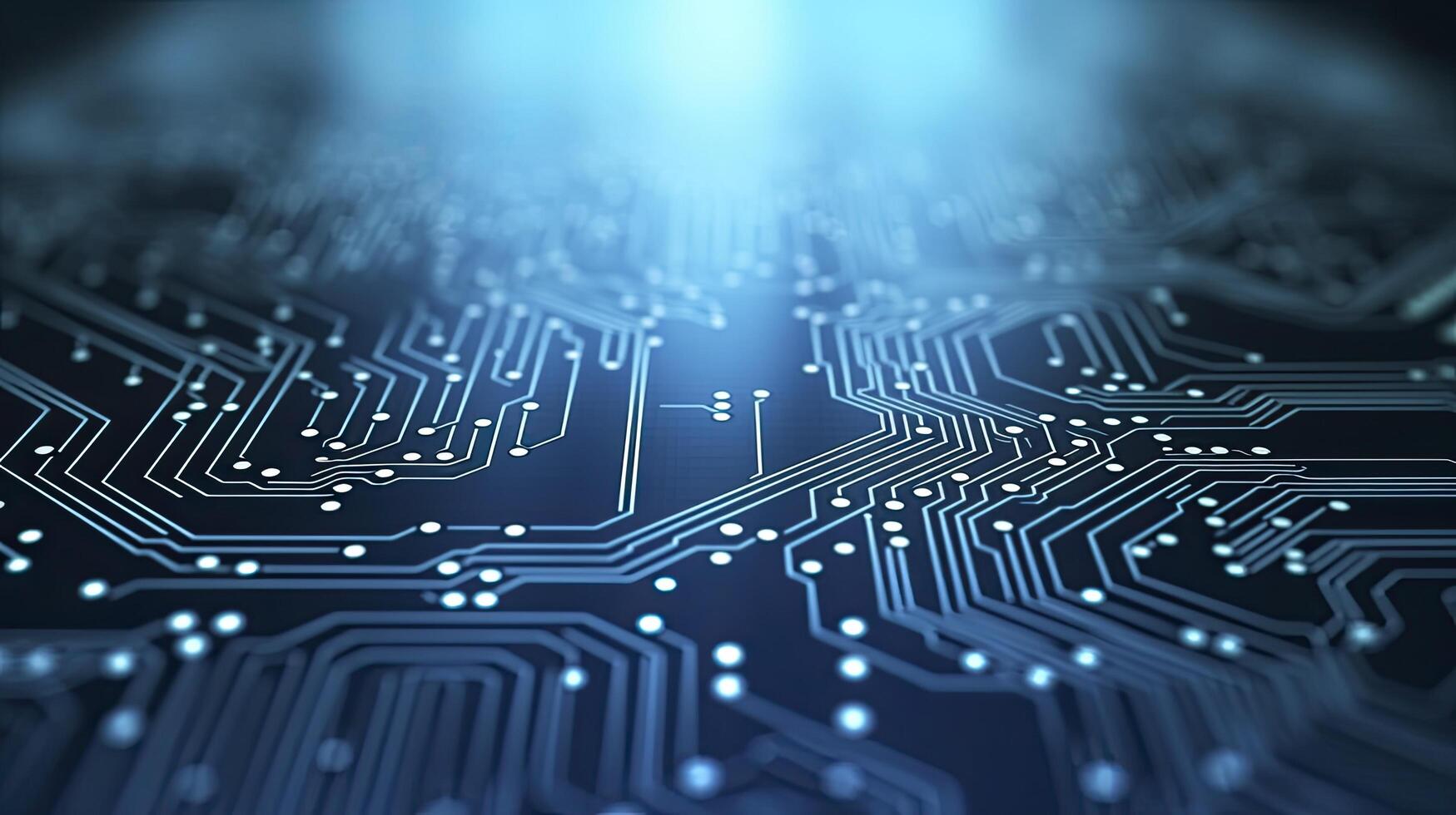 AI generated Circuit Board Background. Computer, Data, Technology ...