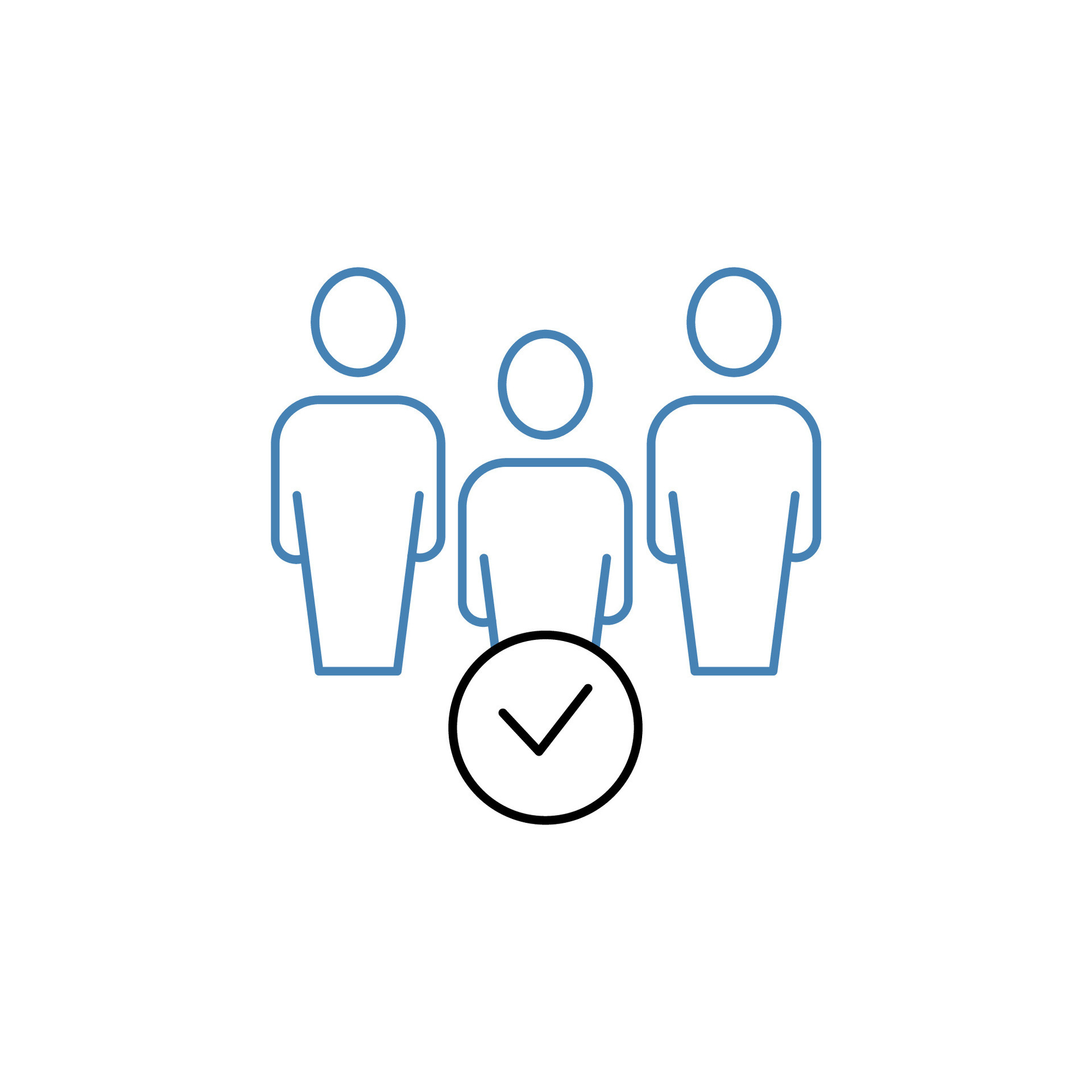 identify concept line icon. Simple element illustration.identify concept outline symbol design ...