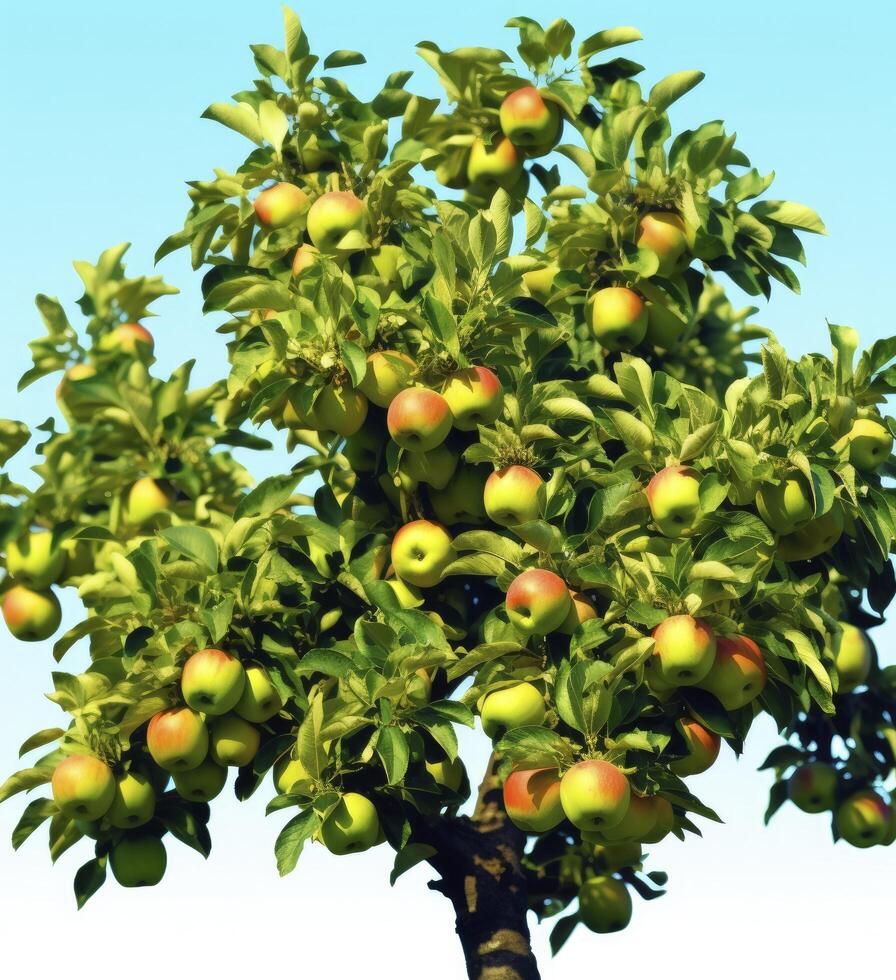 AI generated A beautiful green apple tree. AI Generated 35230536 Stock ...