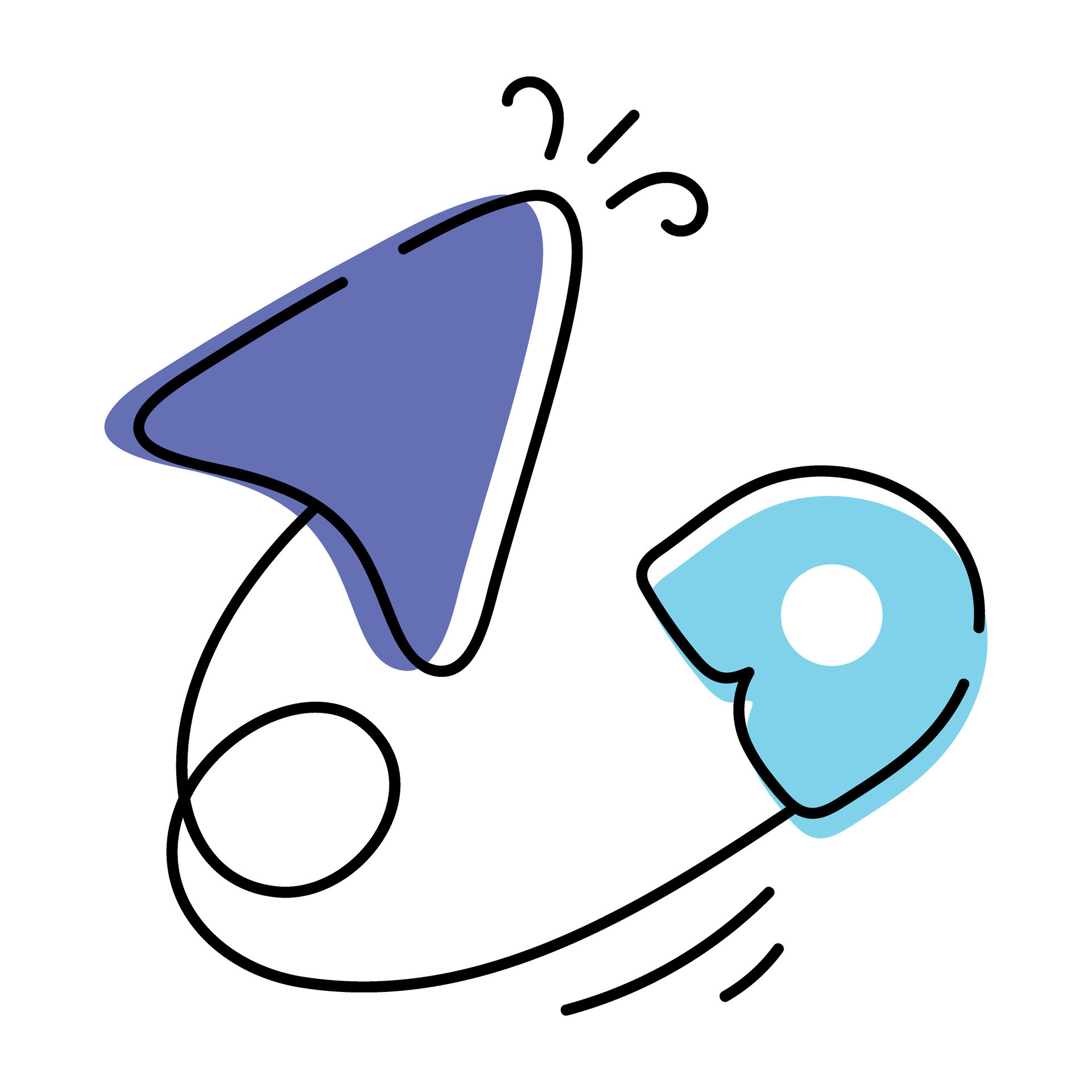 Cursor Controls Hand Drawn Icon 35235075 Vector Art at Vecteezy