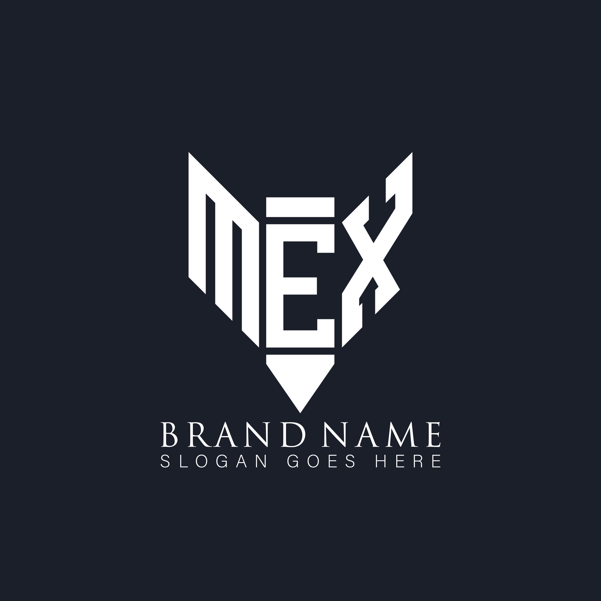 mex resumen letra logo. mex creativo monograma iniciales letra logo ...