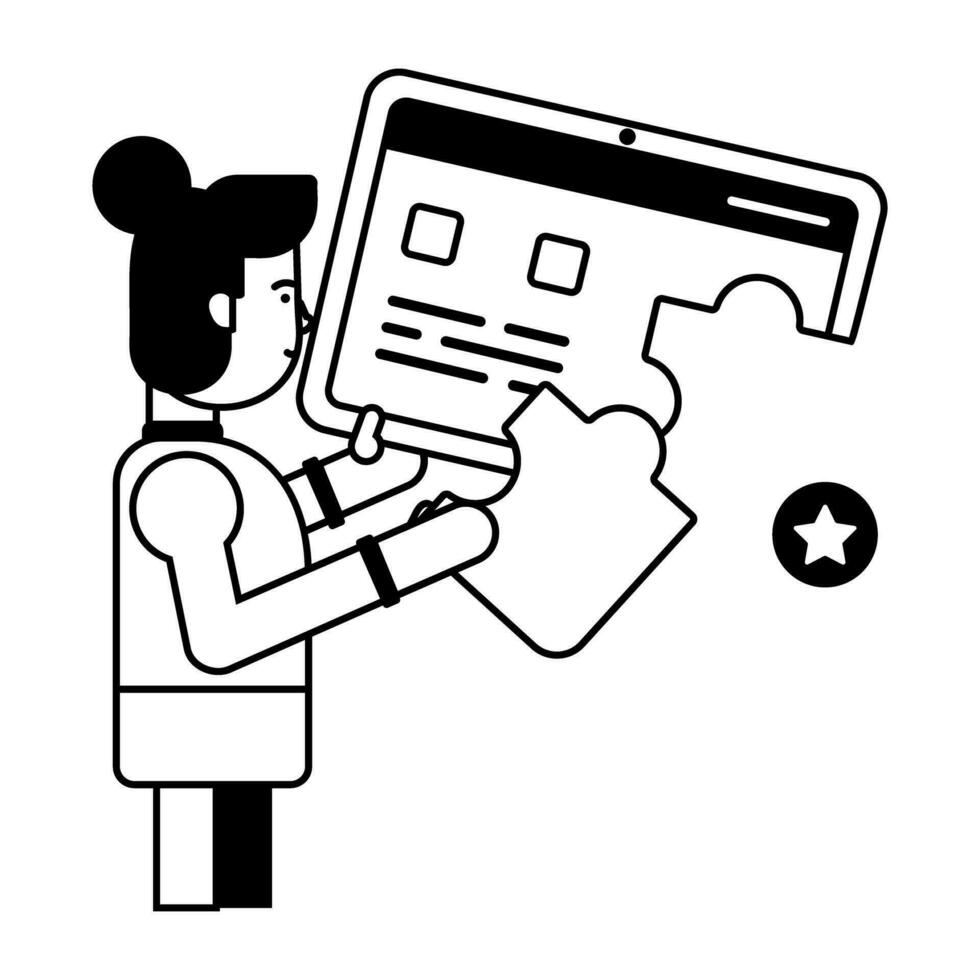 Trendy Programming Solution 35238561 Vector Art at Vecteezy