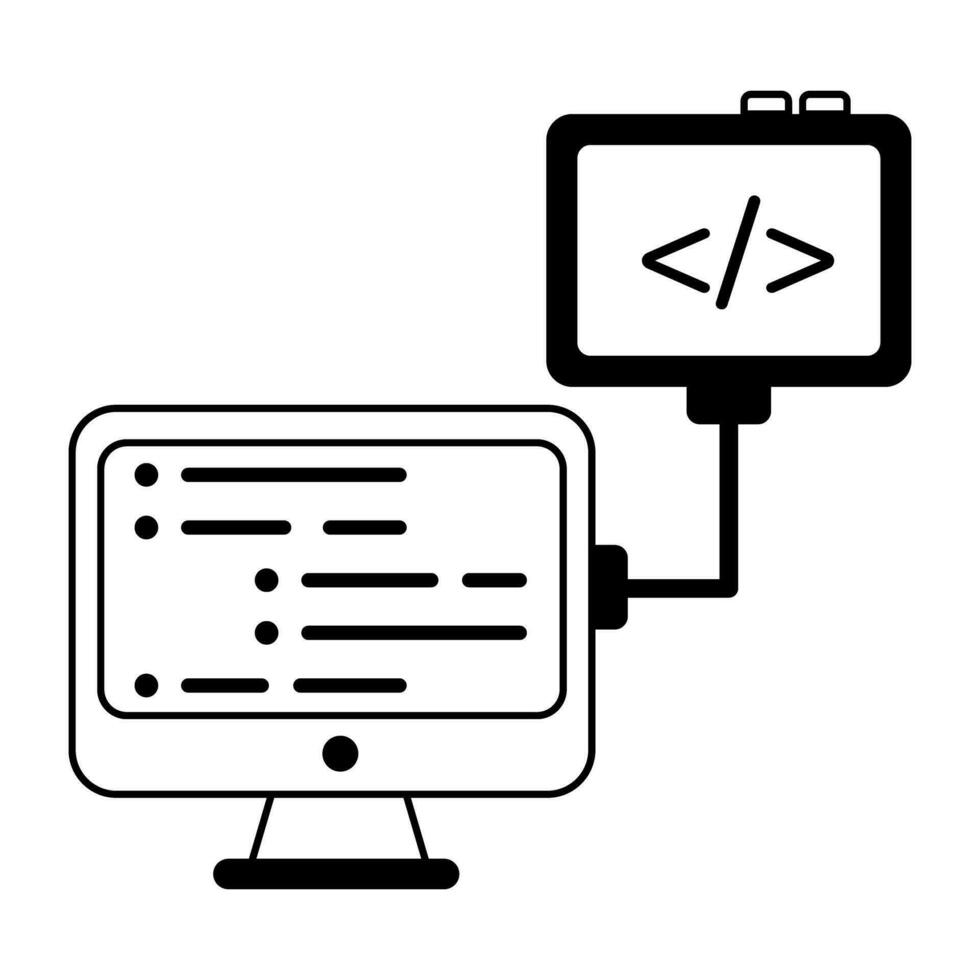 Trendy Frontend Programming 35238600 Vector Art at Vecteezy