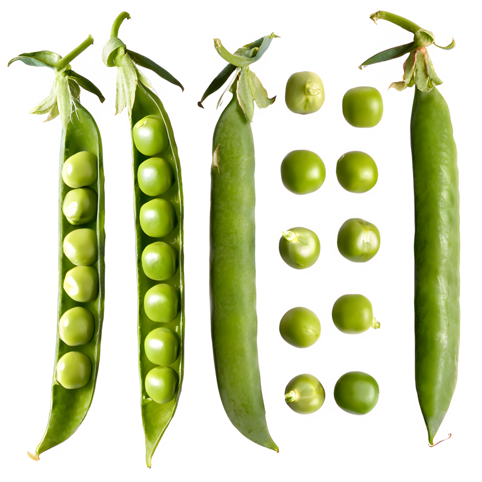 AI generated Fresh peas isolated on transparent background 35241573 PNG