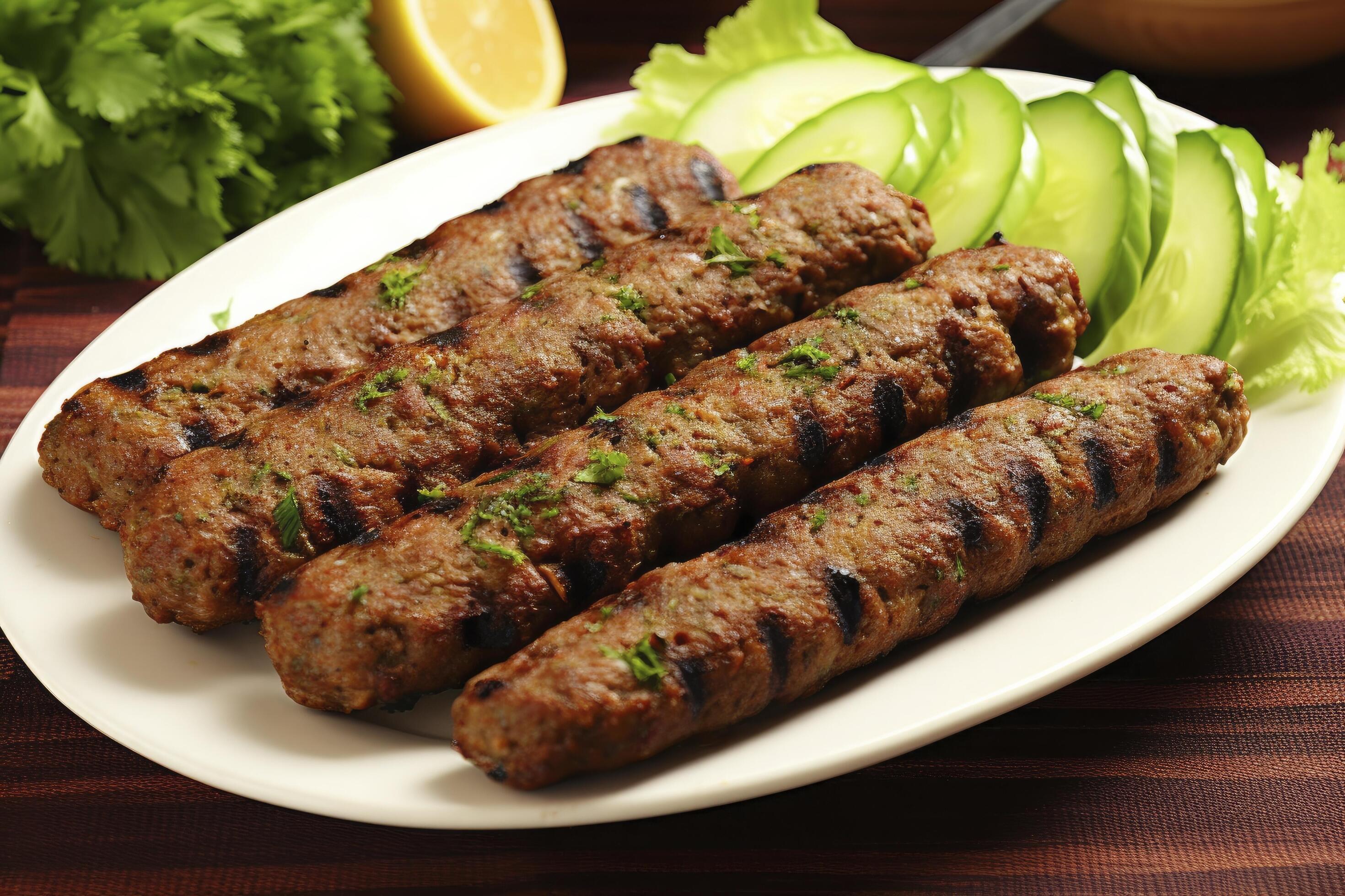 AI generated Tasty seekh kabab. AI Generated. 35246427 Stock Photo at ...