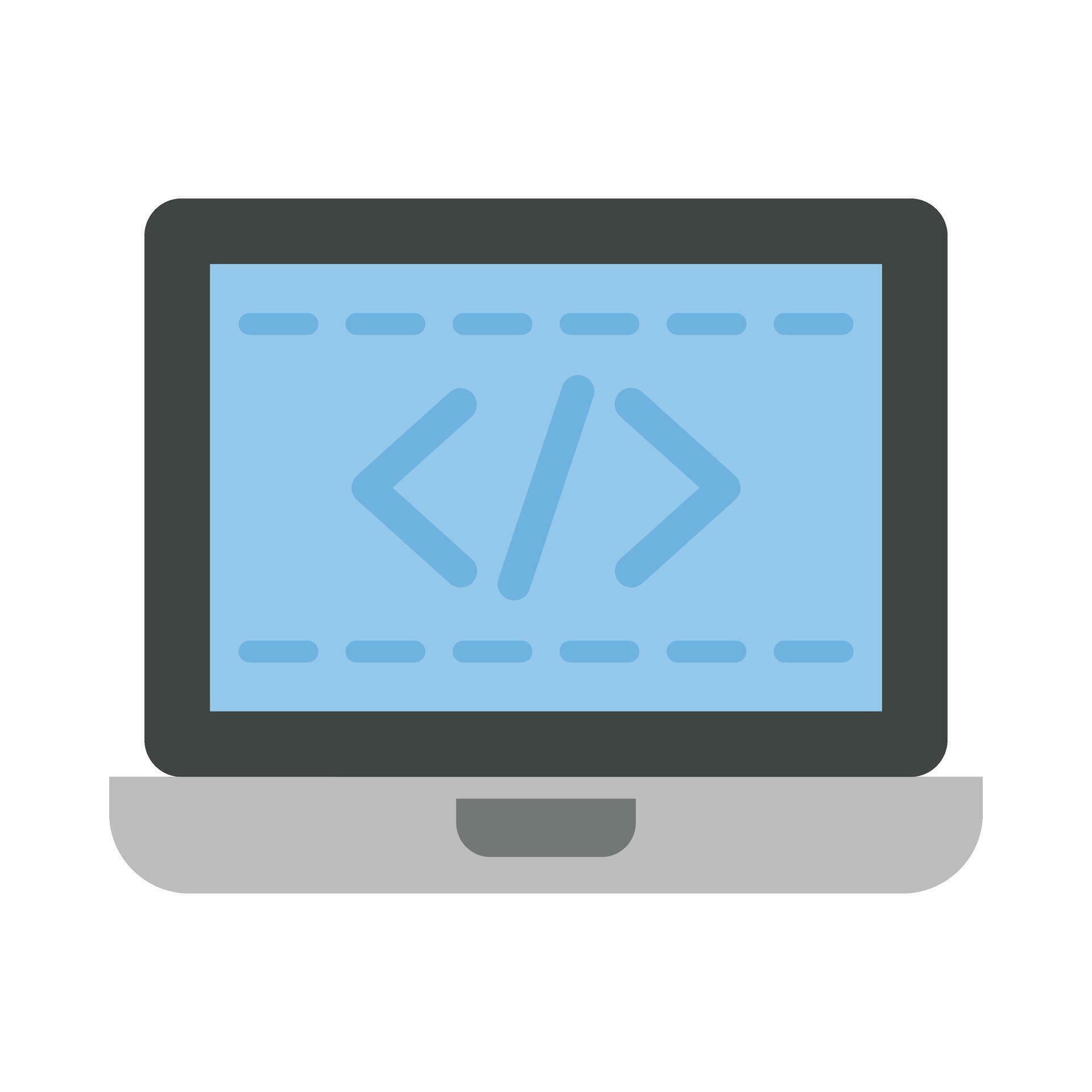 Coding Vector Flat Icon For Personal And Commercial Use. 35262976 ...