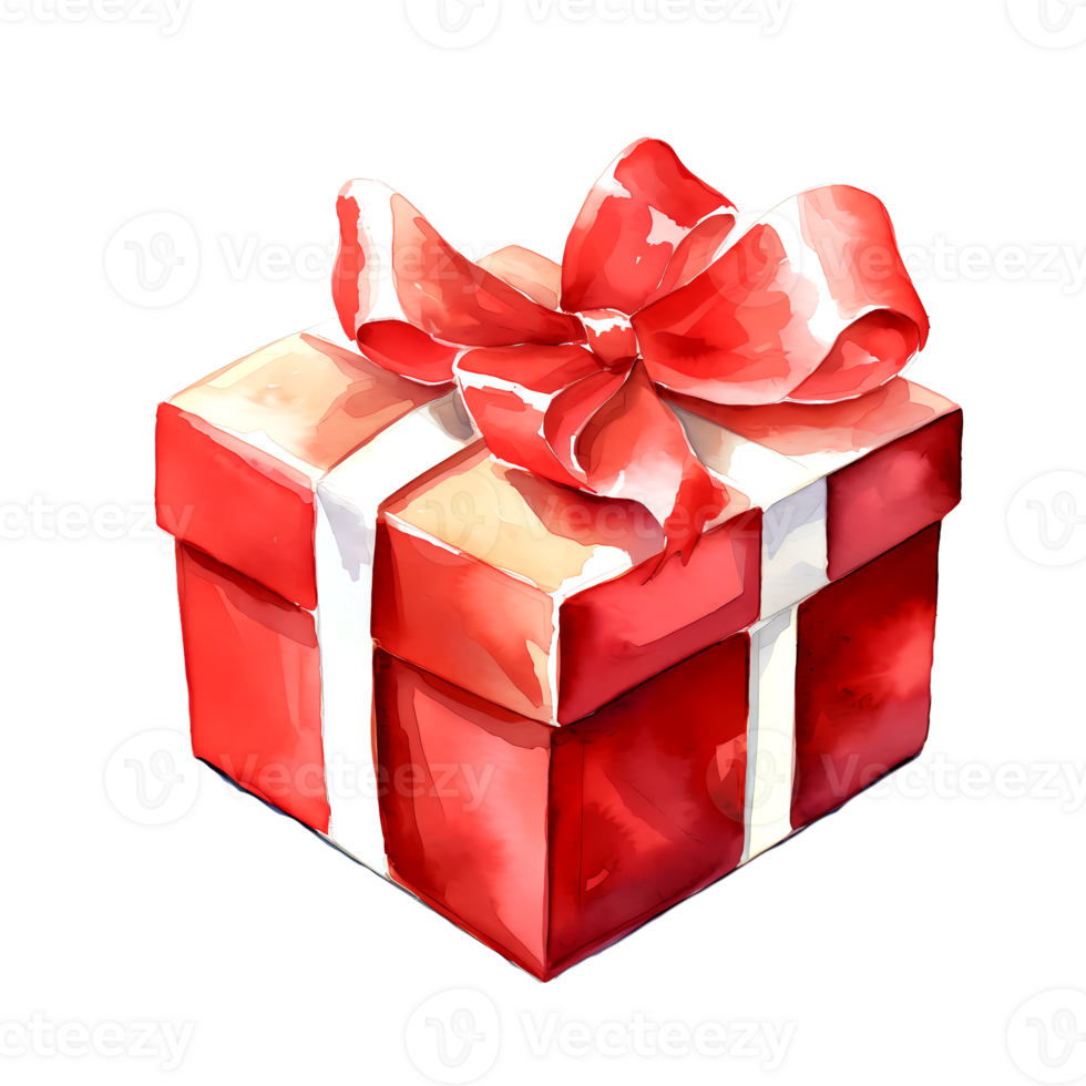 AI generated Watercolor Christmas Gifts.. Clipart. AI generated ...