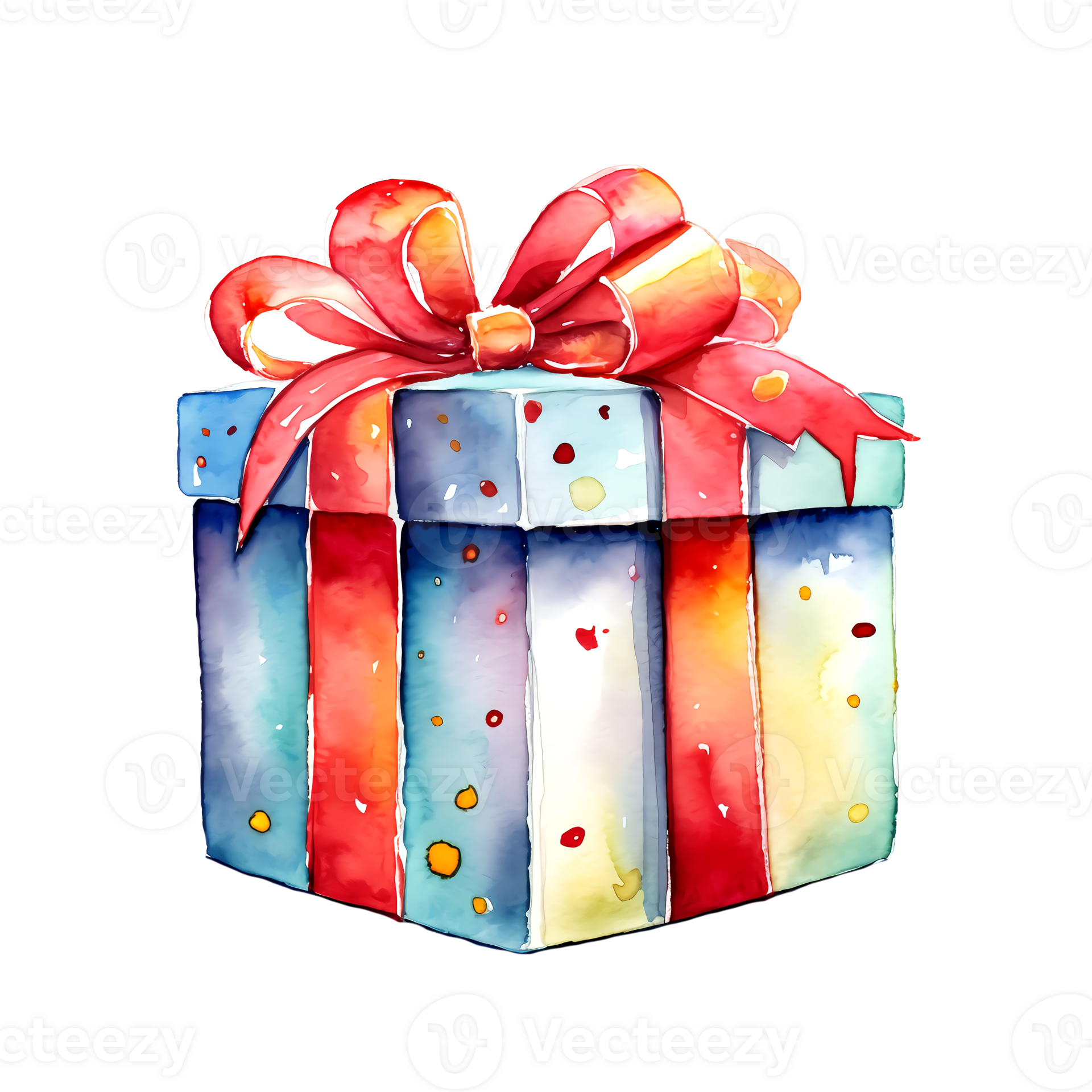 AI generated Watercolor Christmas Gifts.. Clipart. AI generated ...