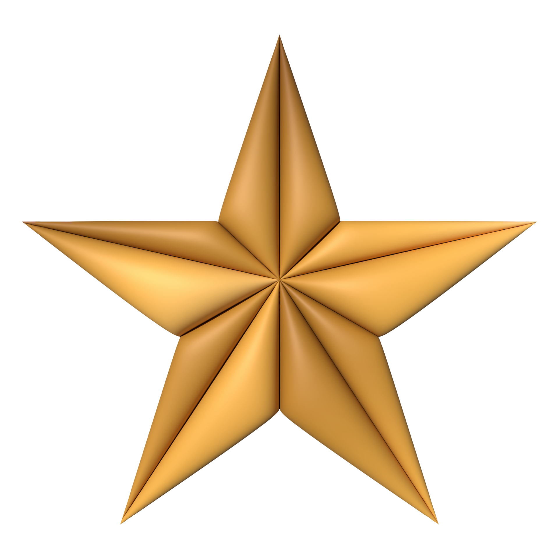Gold Star 3d Symbol glänzend Symbol dekorativ zum Element 35264770 PNG