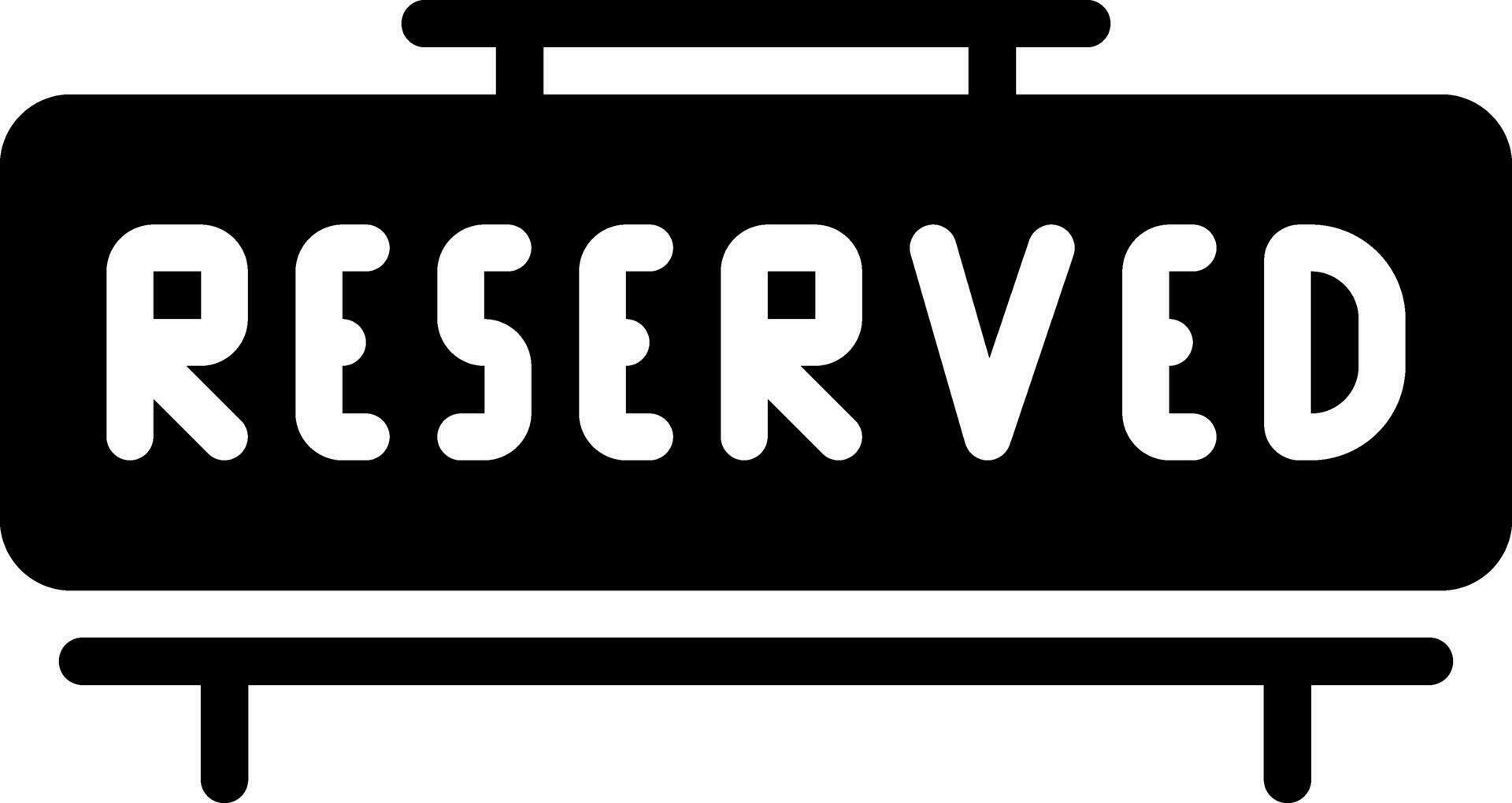 solid icon for reserved 35265633 Vector Art at Vecteezy