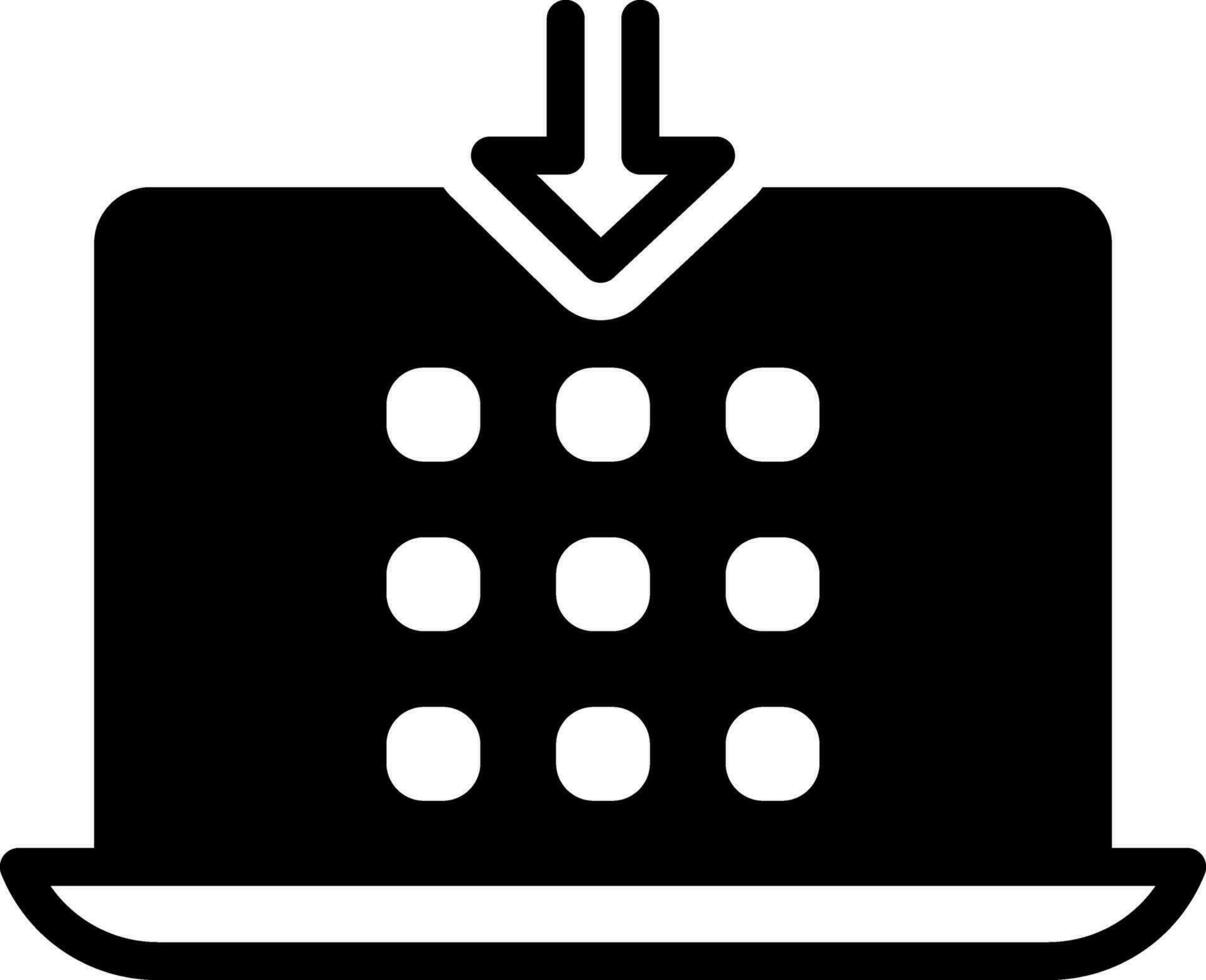solid icon for inputs 35266125 Vector Art at Vecteezy