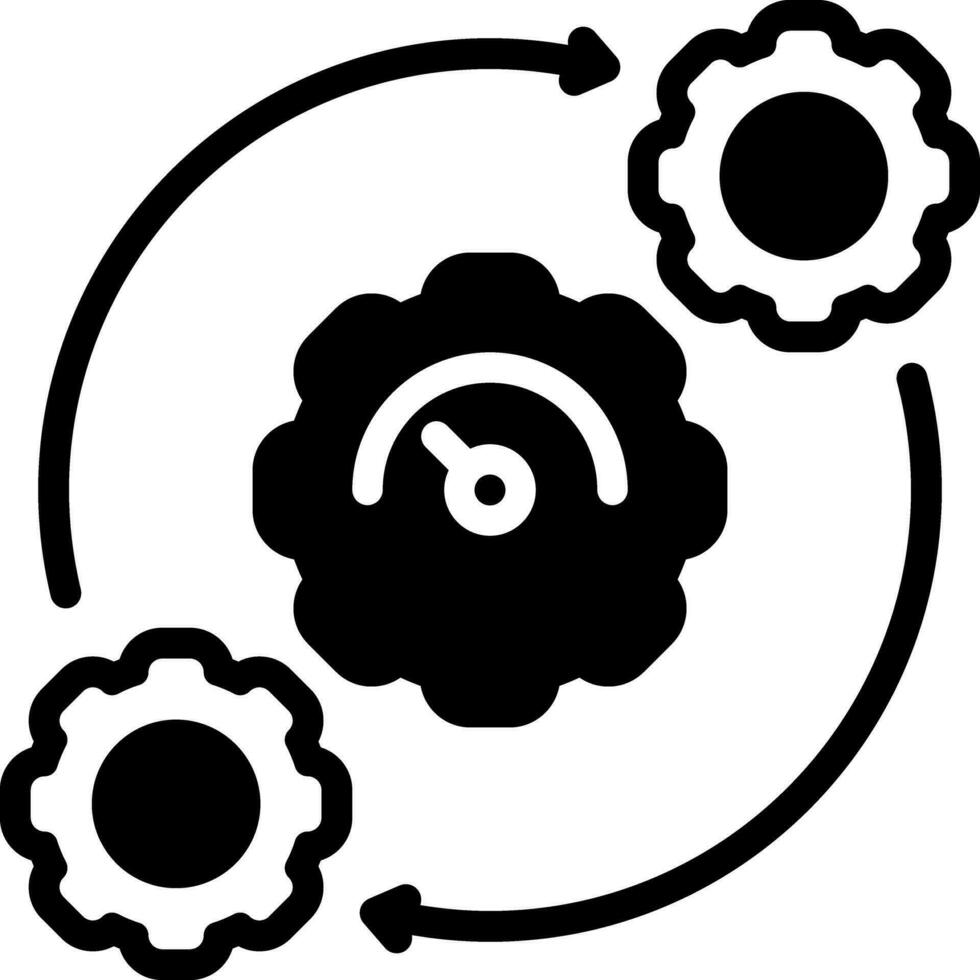 sólido icono para procesos 35266618 Vector en Vecteezy