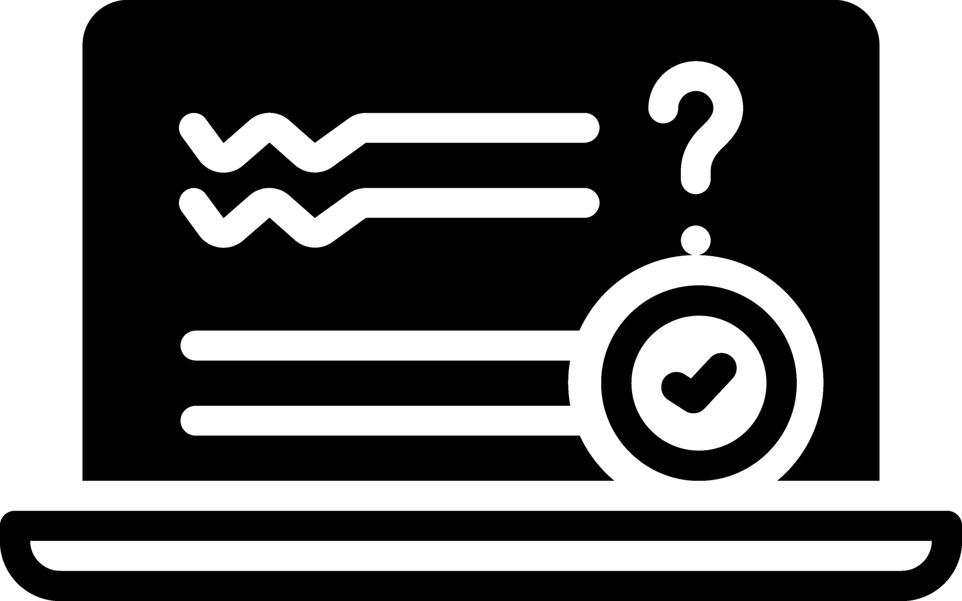 solid icon for solved 35266635 Vector Art at Vecteezy