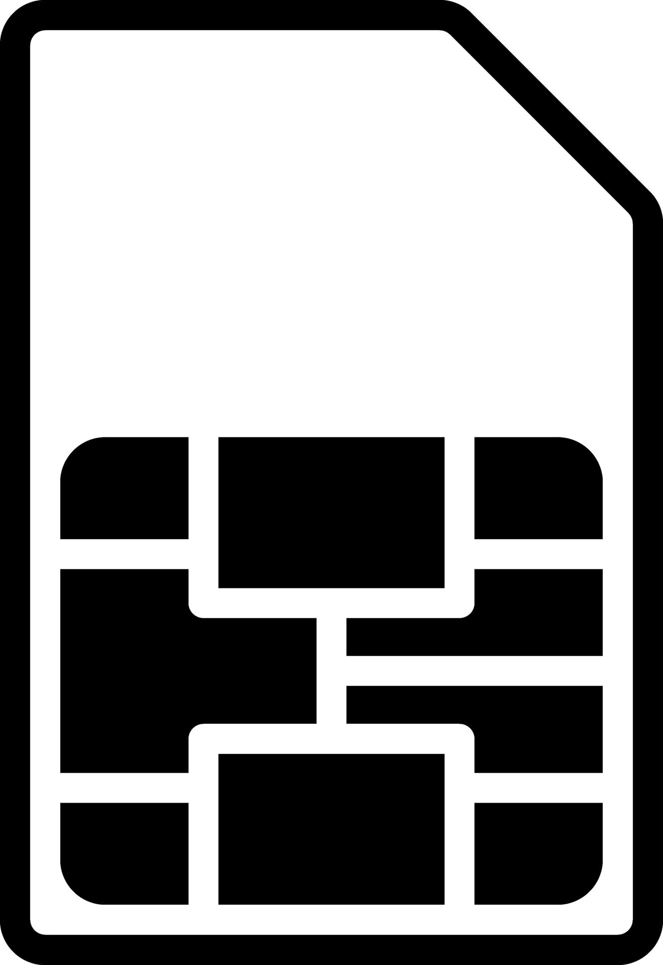 solid icon for sim 35267815 Vector Art at Vecteezy