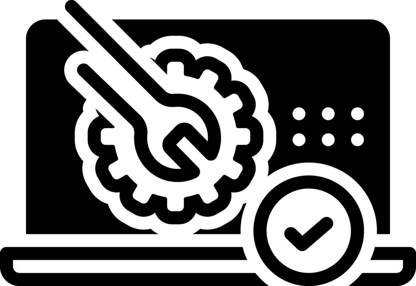 solid icon for installed 35267871 Vector Art at Vecteezy