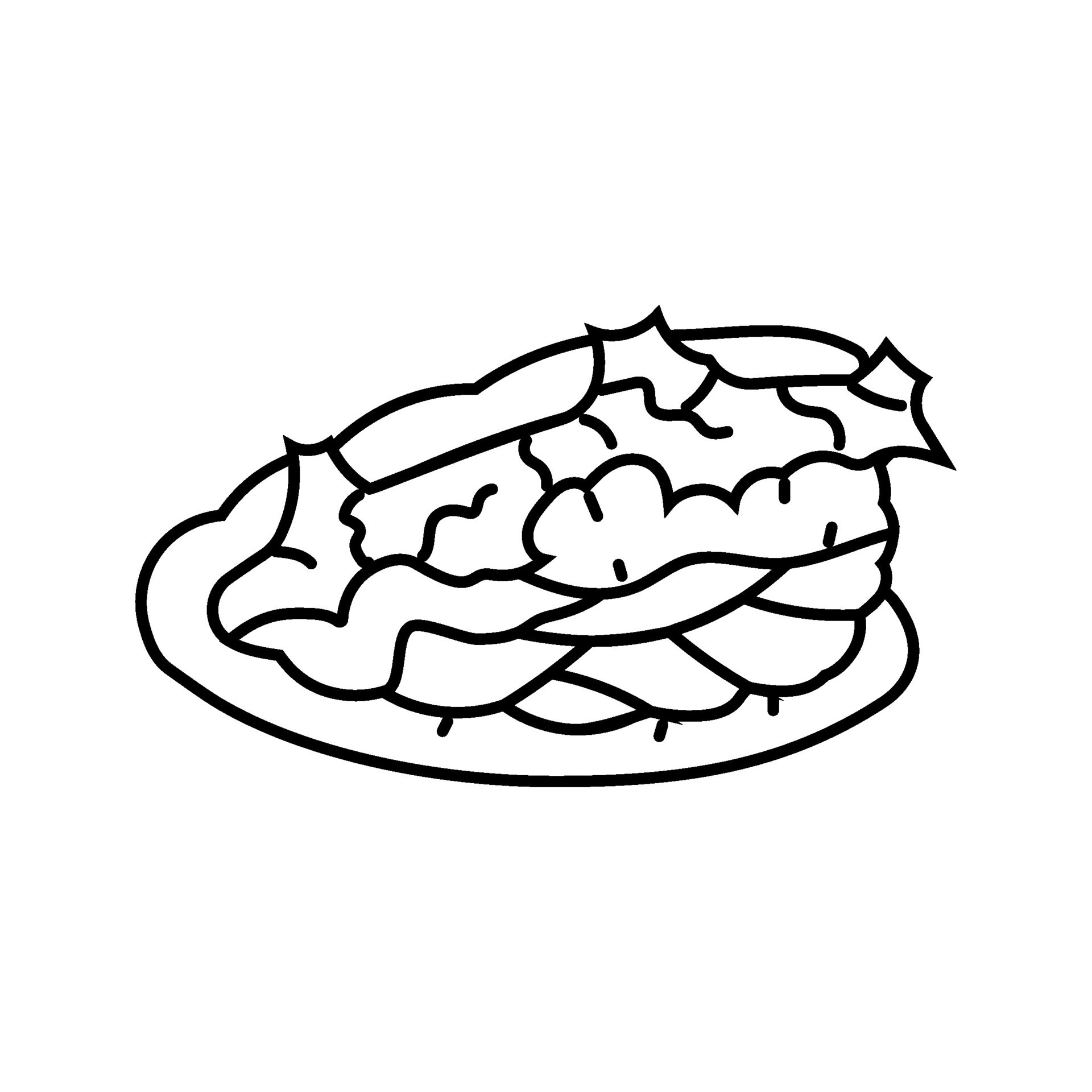 doner kebab turkish cuisine line icon vector illustration 35268500 ...