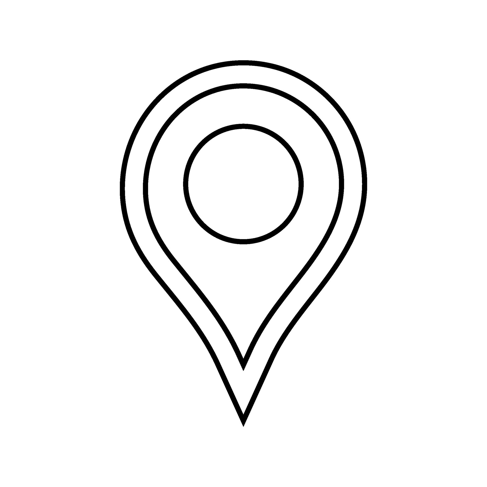 Pointer Red Map Location Line Icon Vector Illustration 35268614 Vector