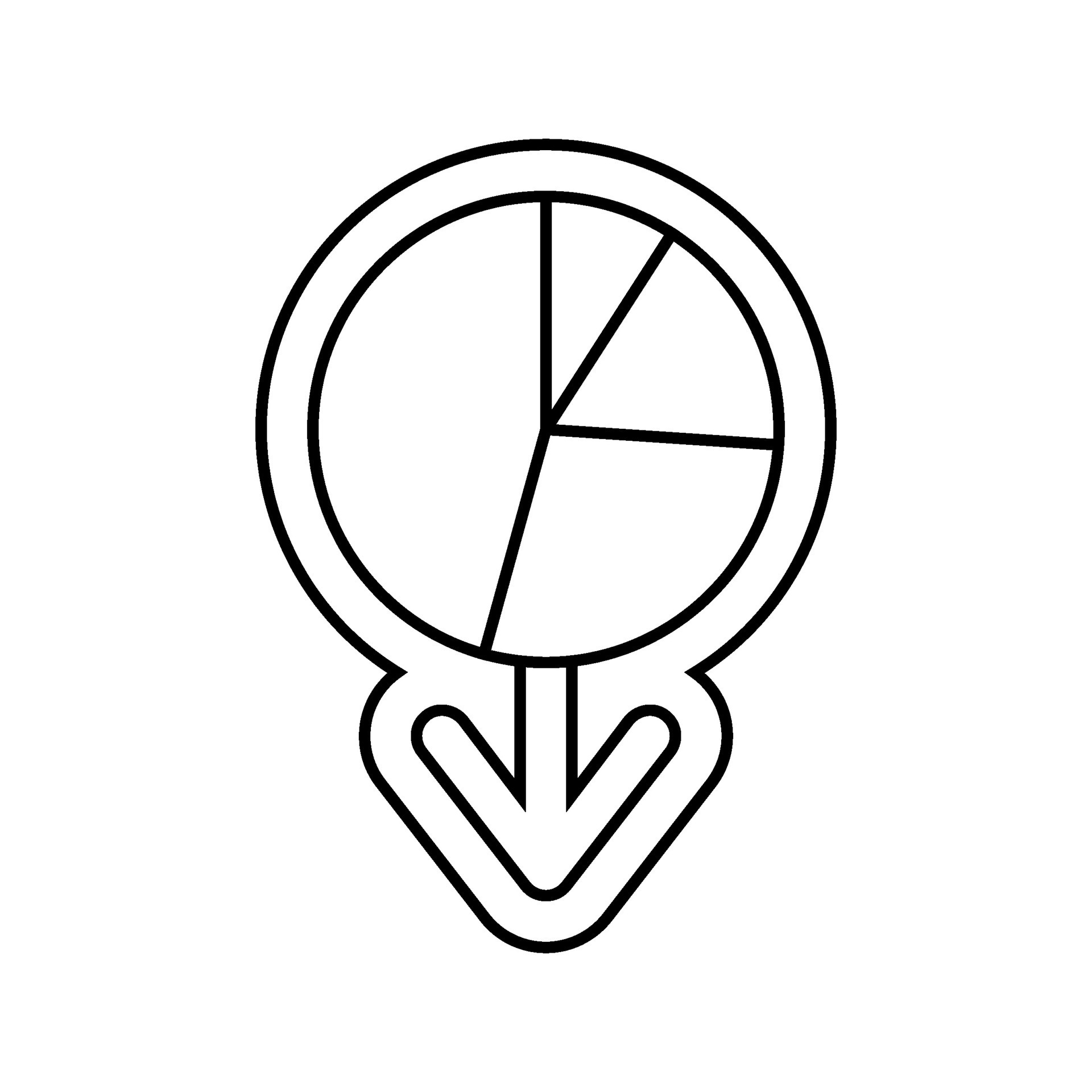 diagram loading statistical data line icon vector illustration 35268643 ...