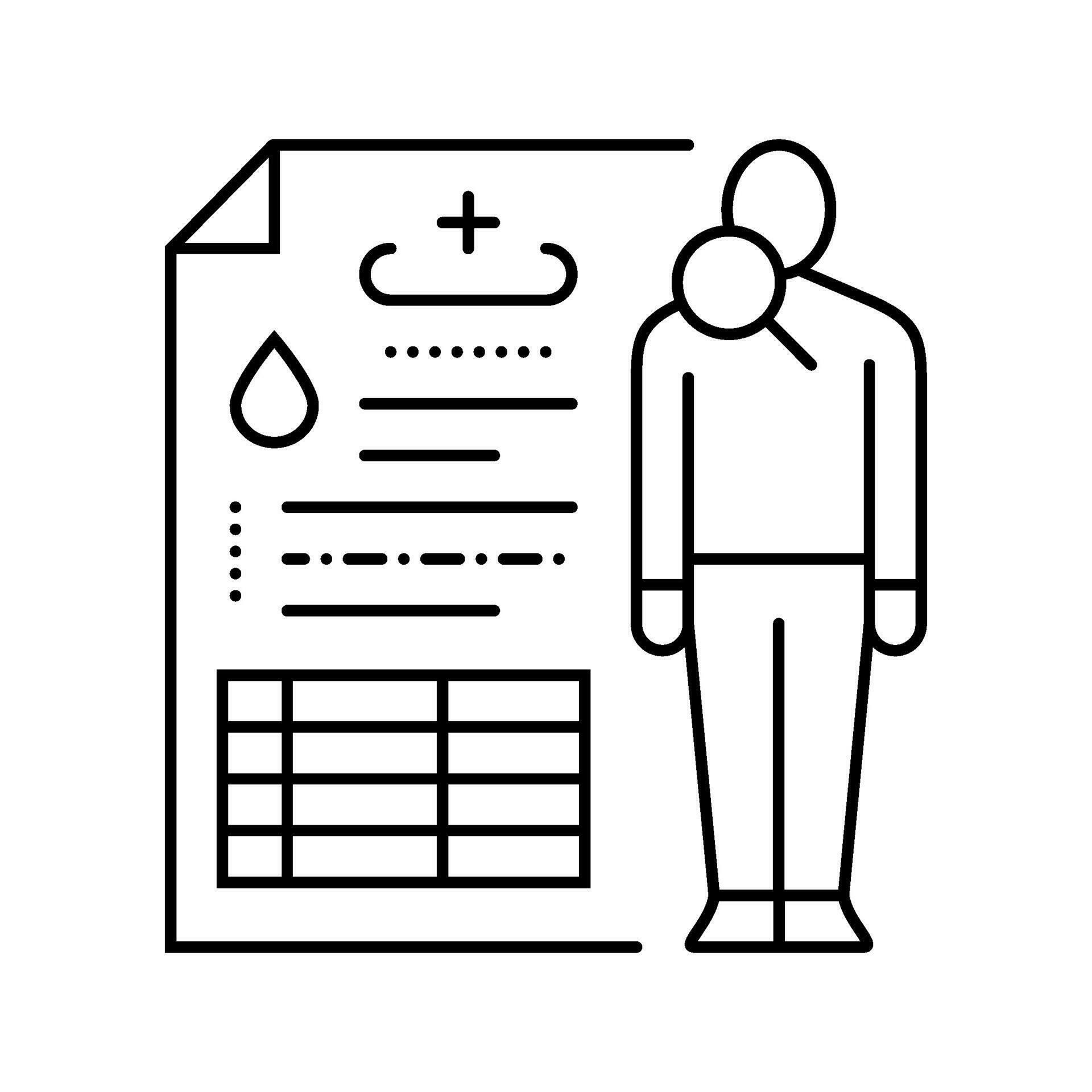 preoperatorio deberes cirujano línea icono vector ilustración 35269097 Vector en Vecteezy