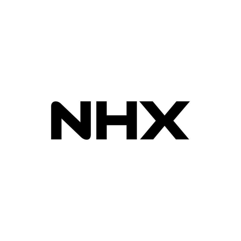 NHX Letter Logo Design, Inspiration for a Unique Identity. Modern Elegance and Creative Design ...