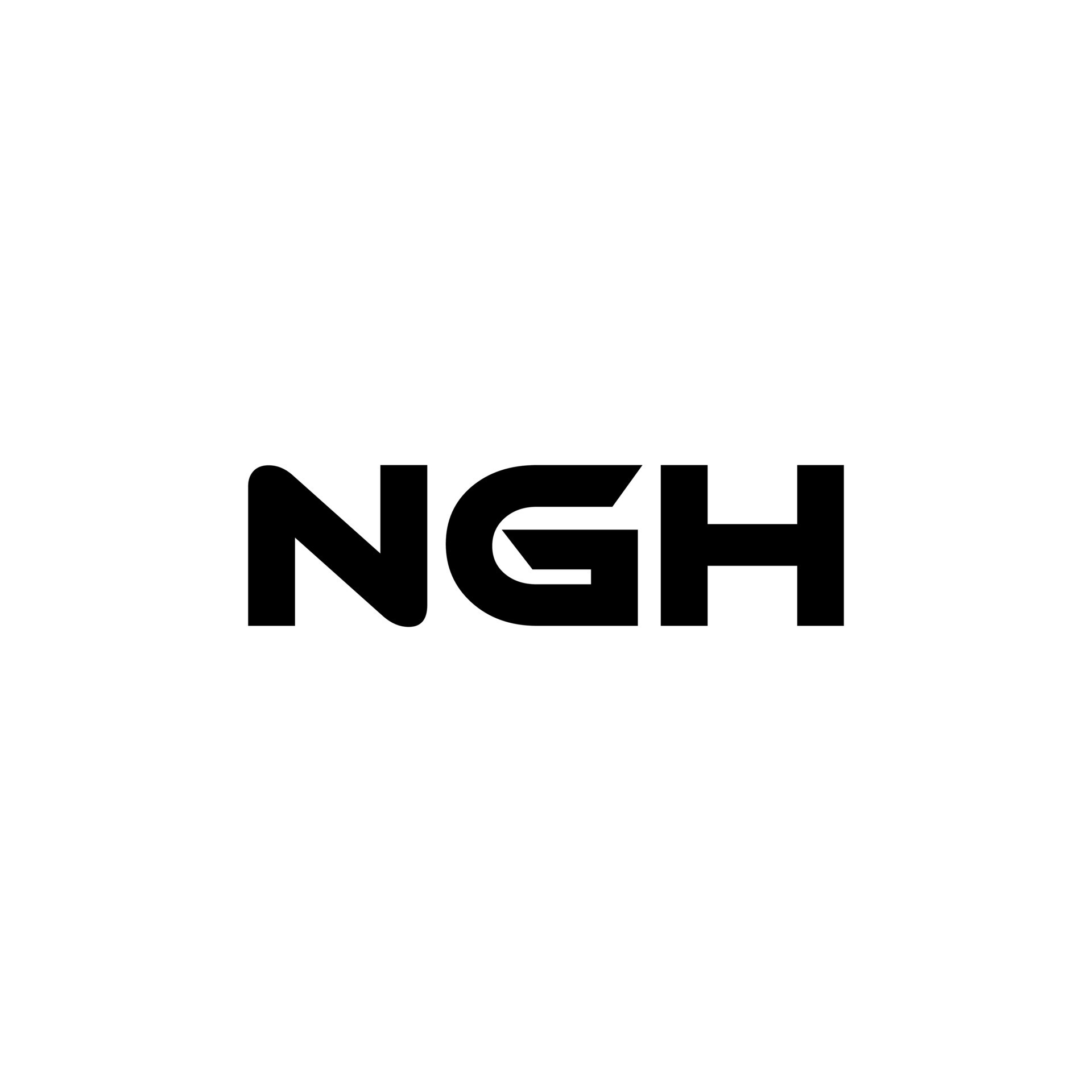 NGH Letter Logo Design, Inspiration for a Unique Identity. Modern Elegance and Creative Design ...