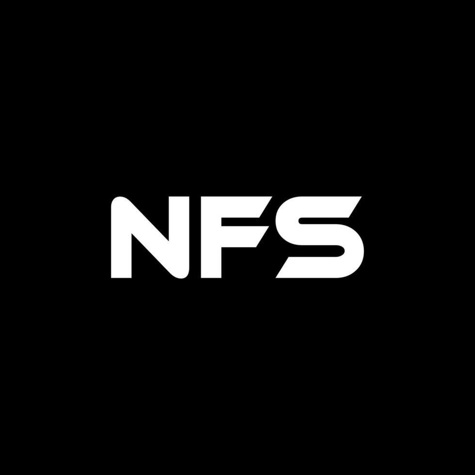 NFS Letter Logo Design, Inspiration for a Unique Identity. Modern Elegance and Creative Design ...