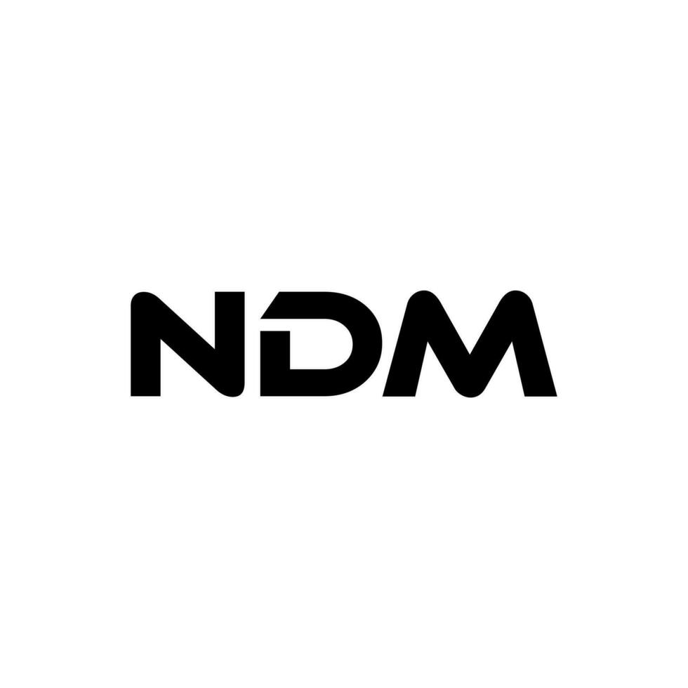 Logotipo De Ndm NDM Letter Logo Creative Design With Vector Graphic,