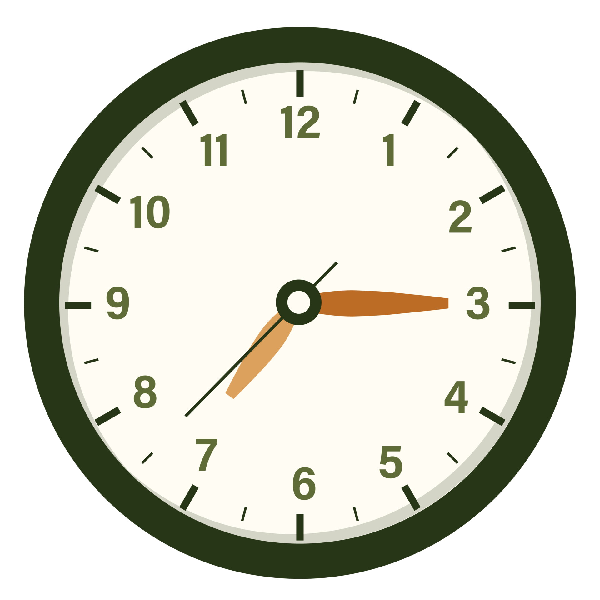 Wall Analog Clock Design Show at 7.15 , Time and Clock Illustration 35271145 PNG