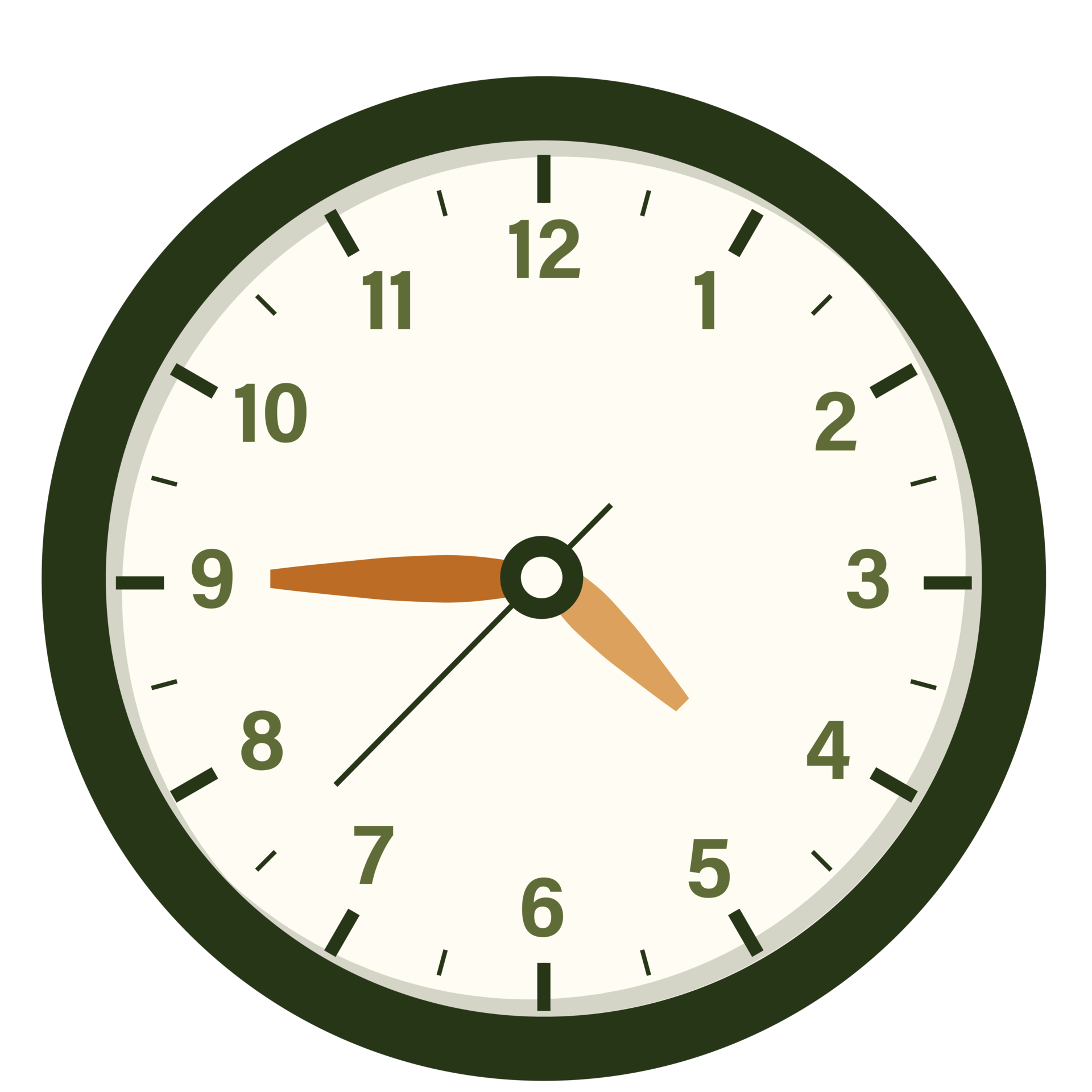 Wall Analog Clock Design Show at 4.45, Time and Clock Illustration ... Wall Analog Clock Design Show at 4.45, Time and Clock Illustration ...