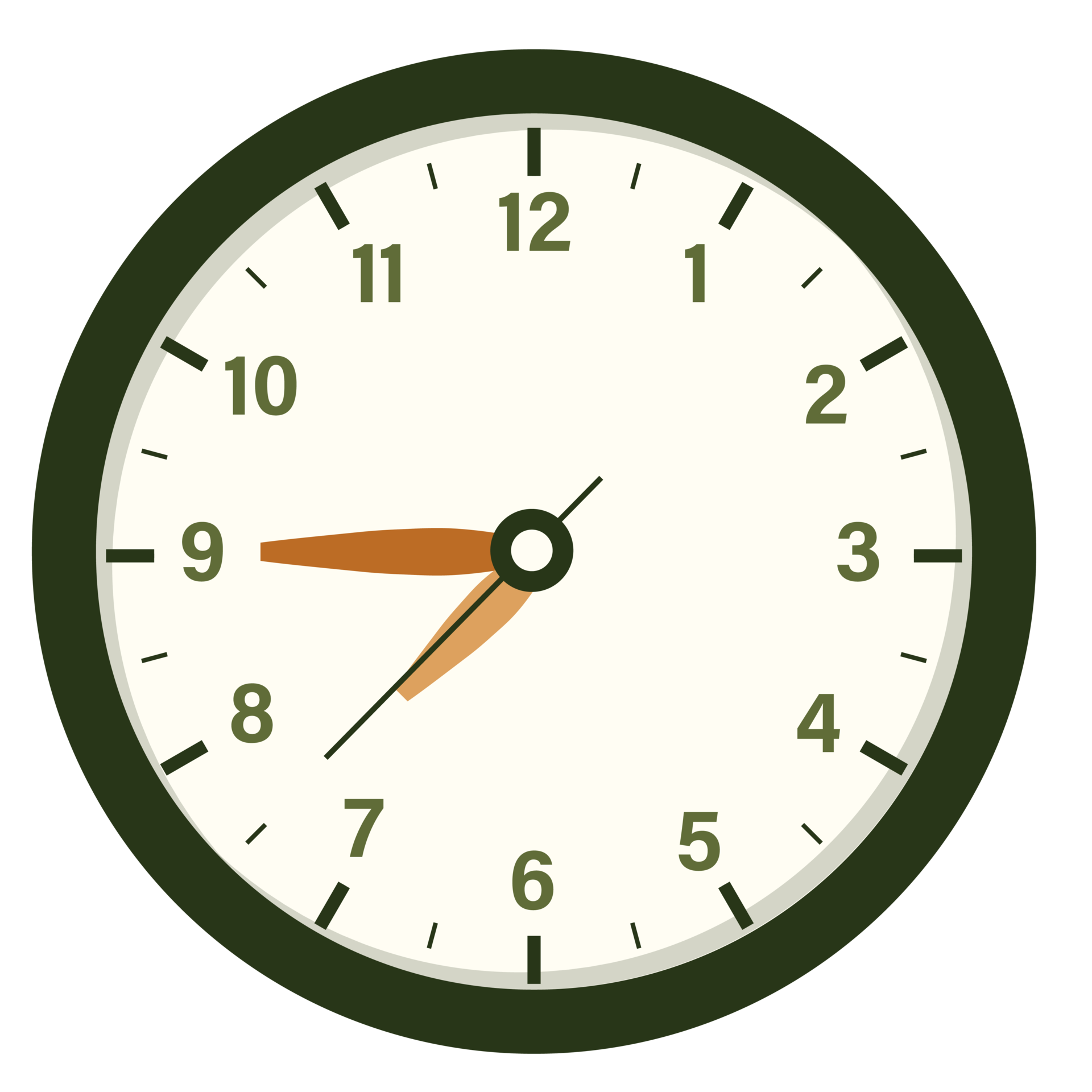 Wall Analog Clock Design Show at 7.45, Time and Clock Illustration ... Wall Analog Clock Design Show at 7.45, Time and Clock Illustration ...