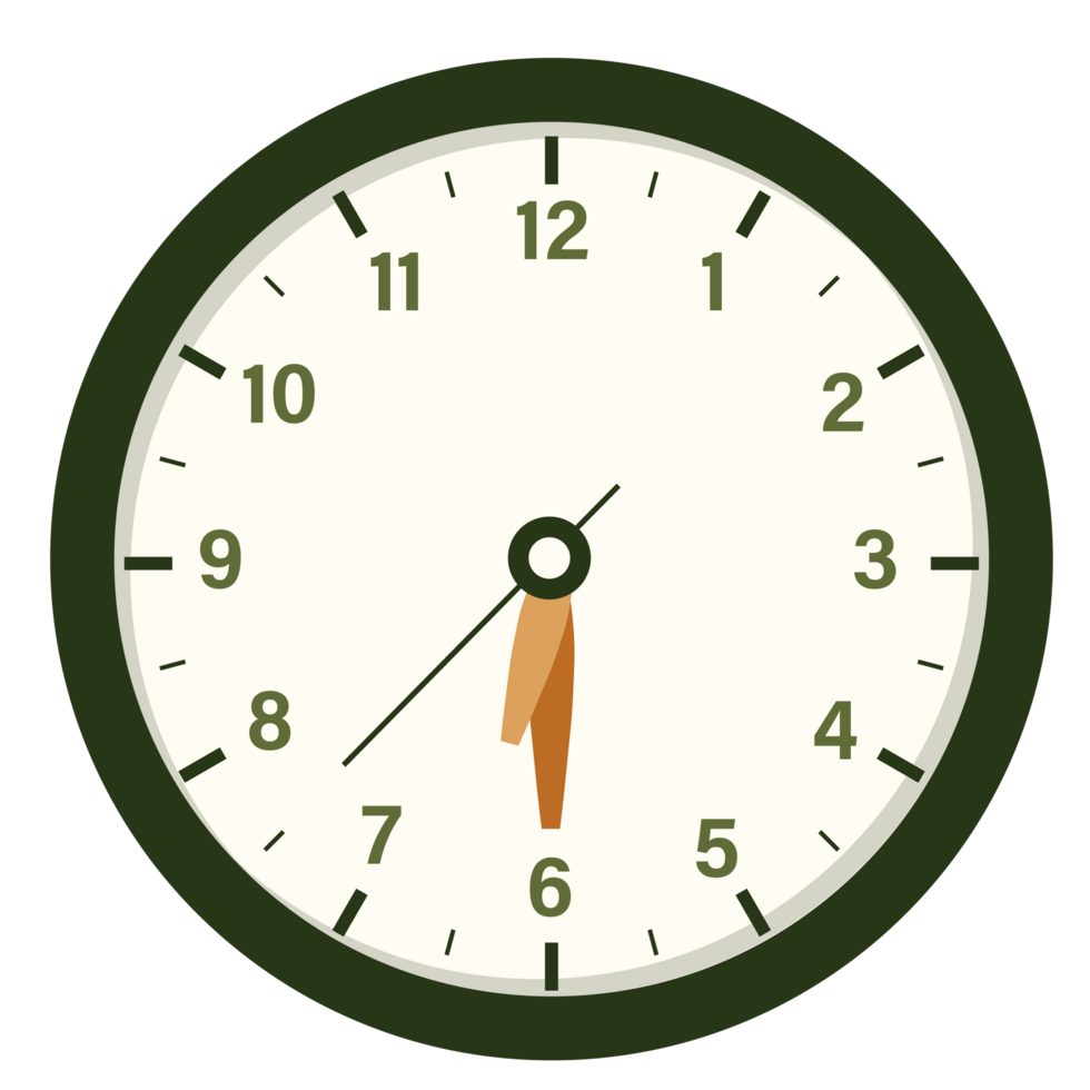 Wall Analog Clock Design Show at 6.30, Time and Clock Illustration ... Wall Analog Clock Design Show at 6.30, Time and Clock Illustration ...